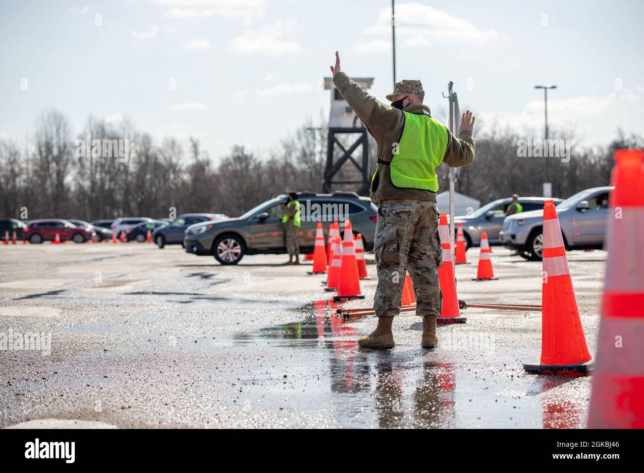 Maryland National Guard Spc. Paul Seegren, a member of the 58th ...