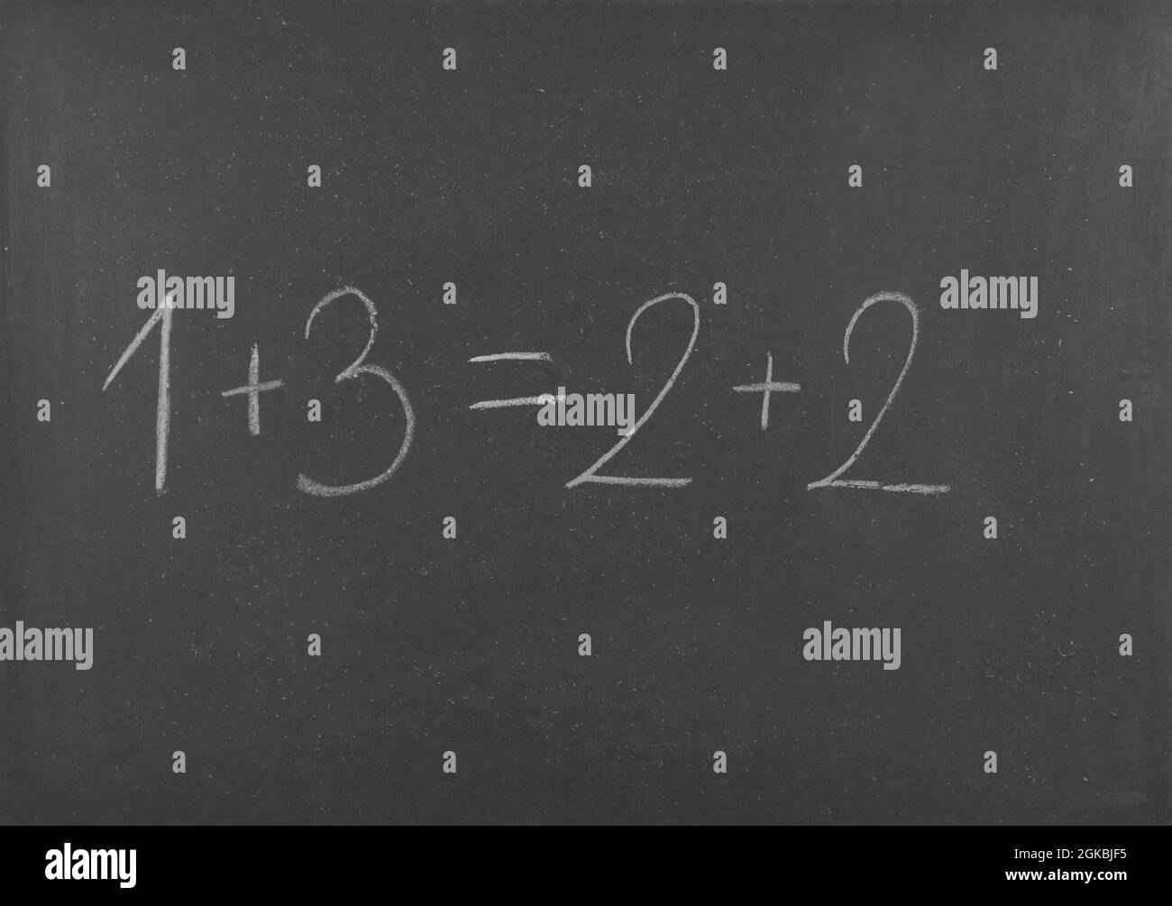 Chalkboard math classroom school education Stock Photo - Alamy