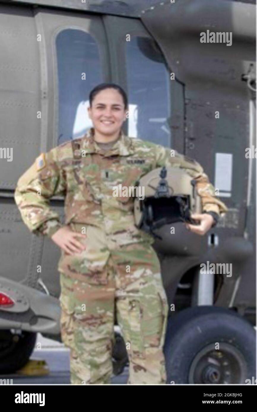 U.S. Army 1st Lt. Michelle Lipp, an aviation officer assigned to 4th ...