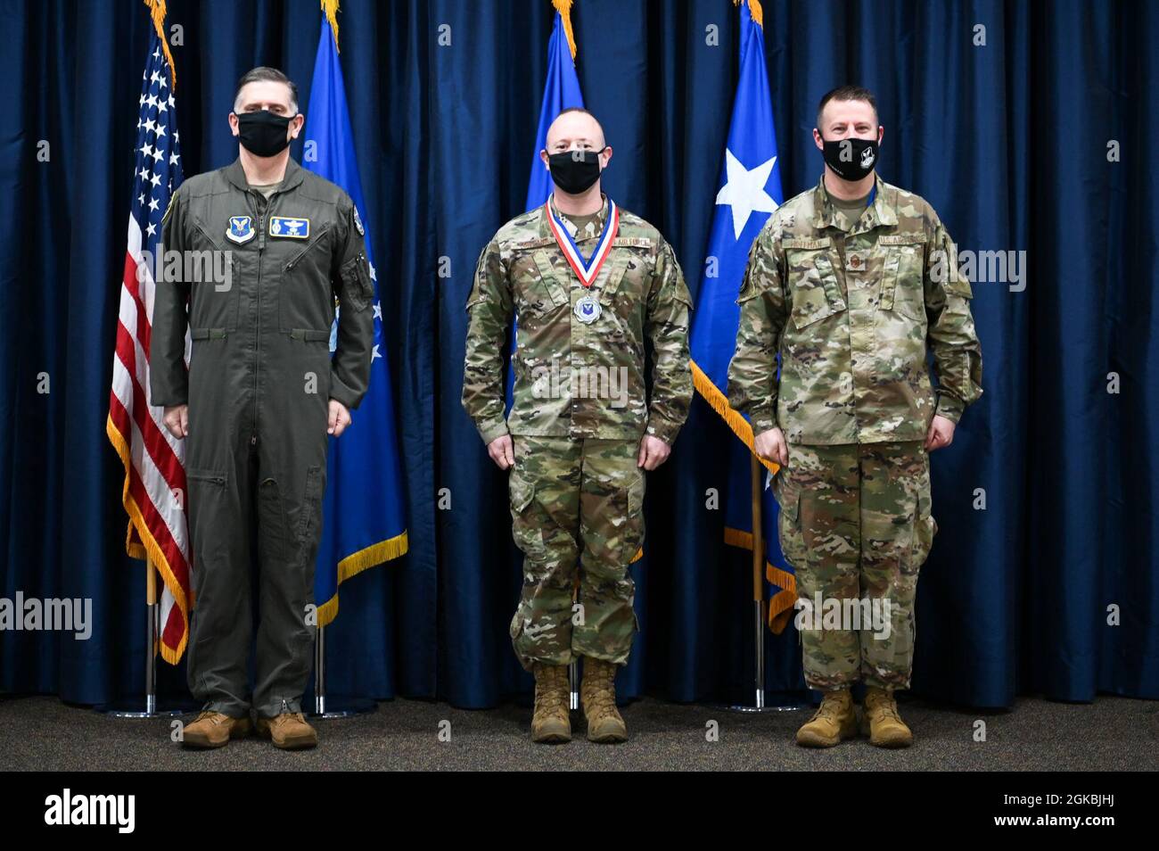 Air Force Global Strike Command annual award nominess are presented a ...