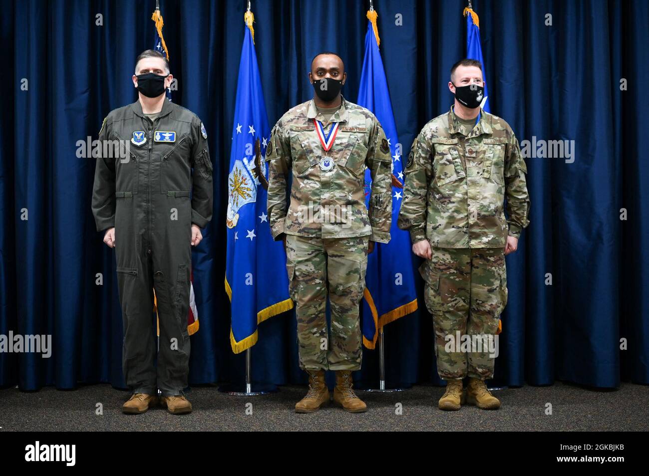 Air Force Global Strike Command annual award nominess are presented a ...