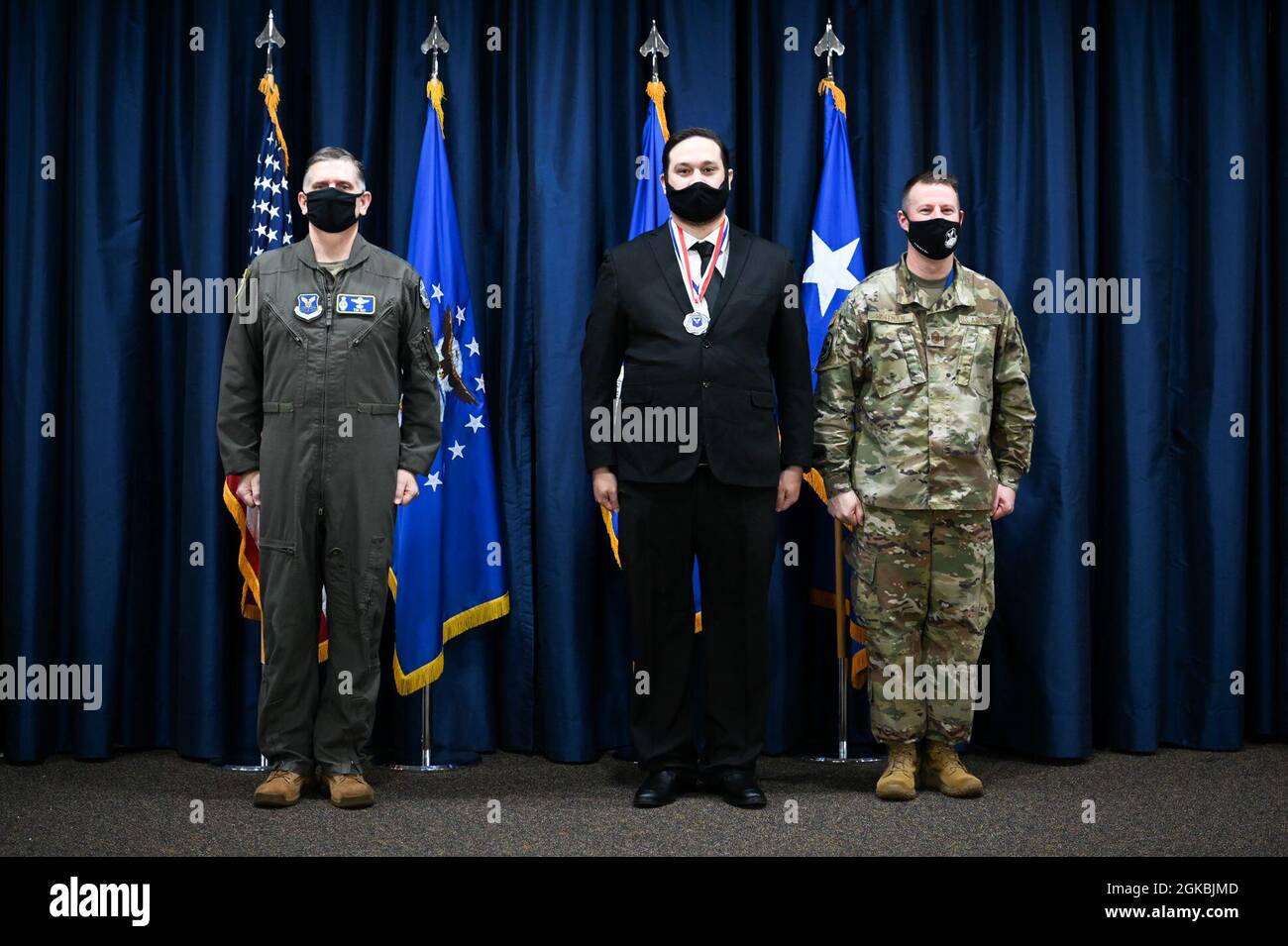 Air Force Global Strike Command annual award nominess are presented a ...