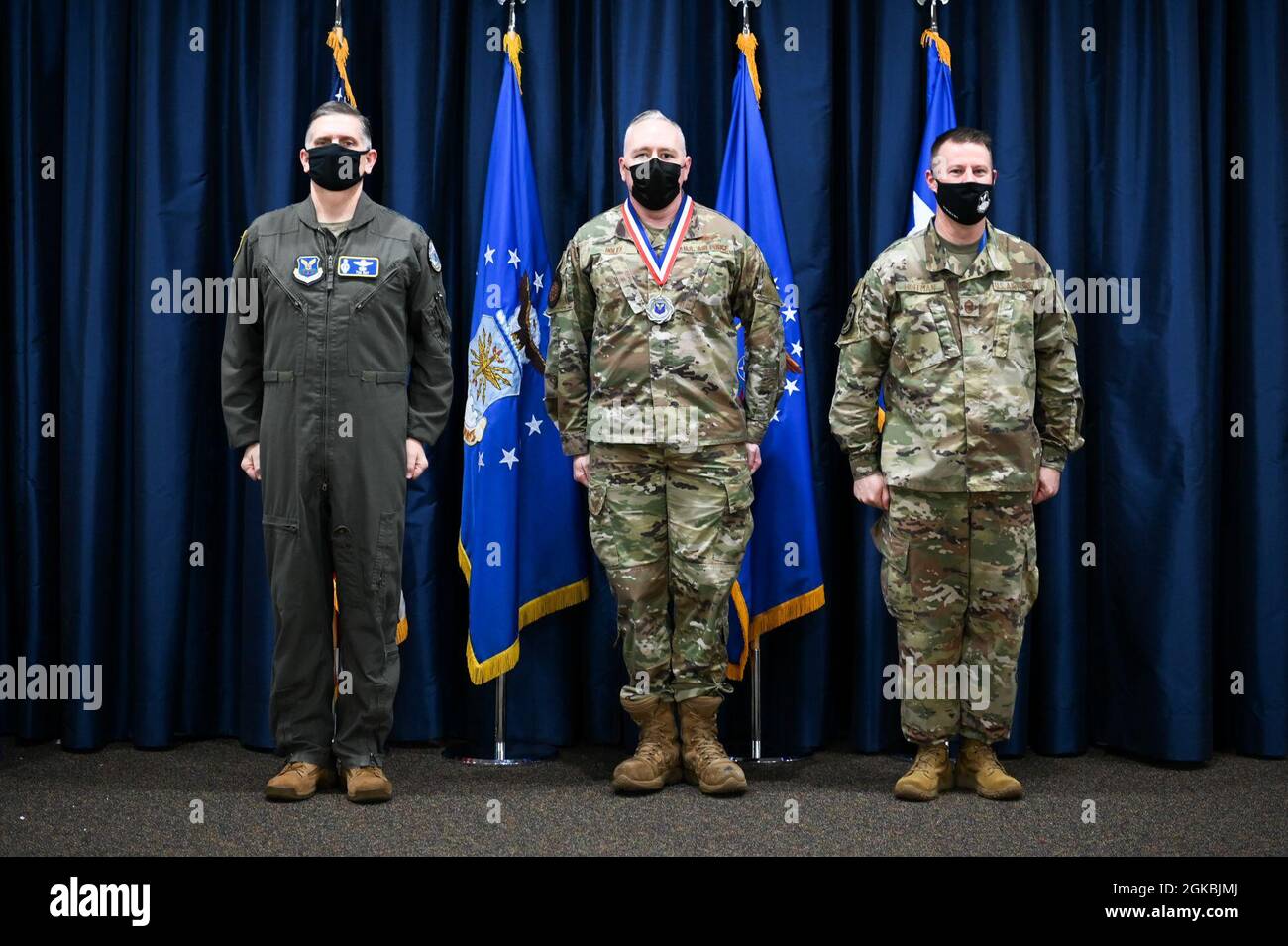 Air Force Global Strike Command annual award nominess are presented a ...