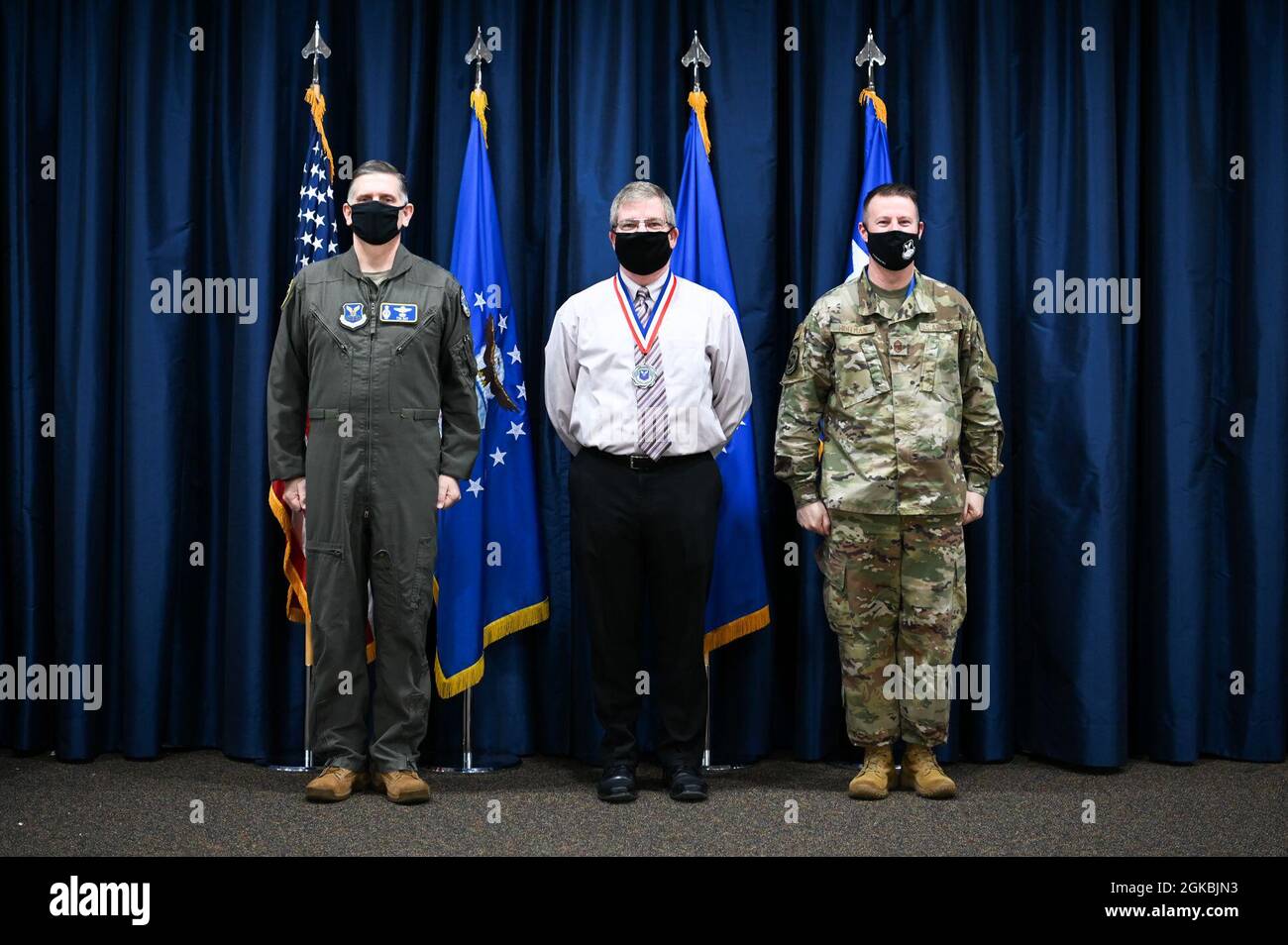 Air Force Global Strike Command annual award nominess are presented a ...