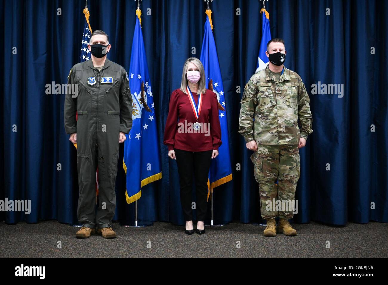 Air Force Global Strike Command annual award nominess are presented a ...