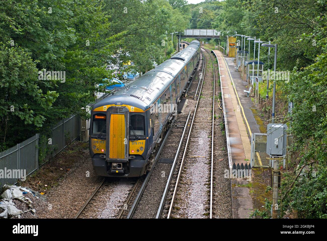 A British Rail class 375 electric multiple unit passenger train at ...