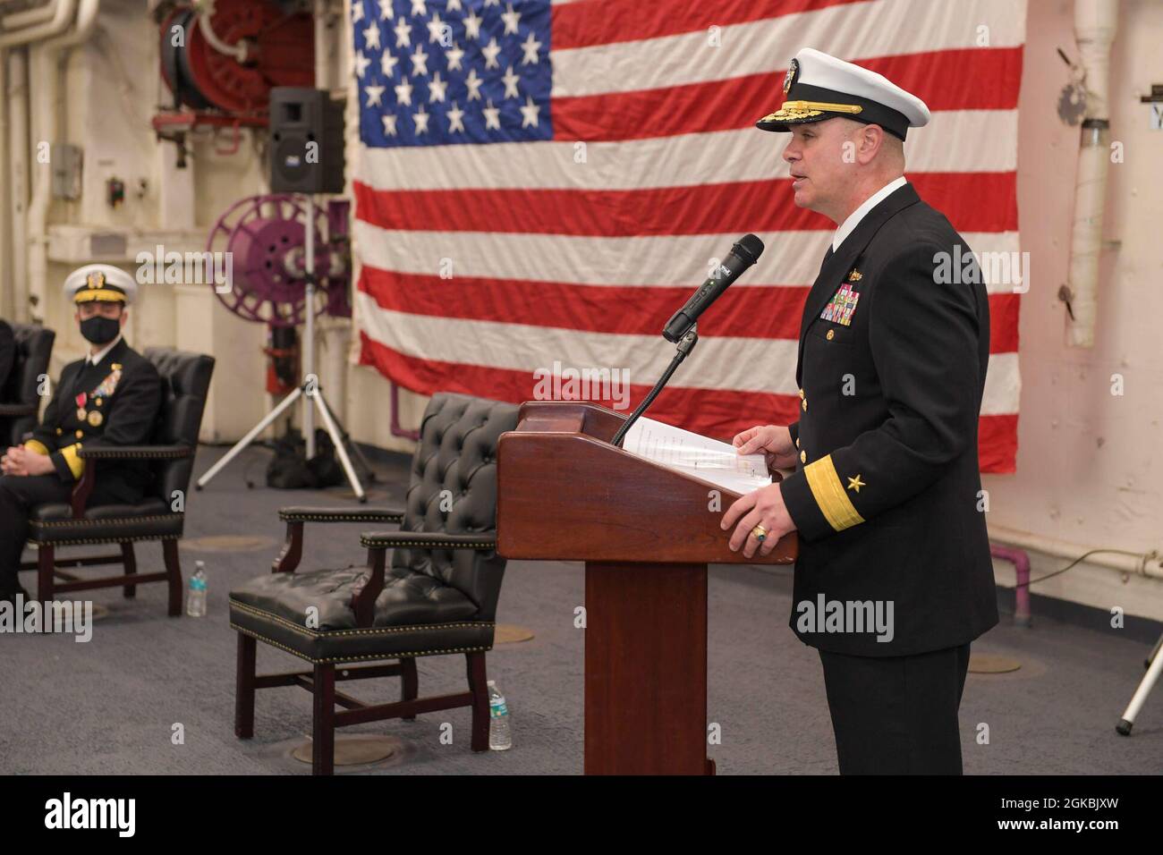 Rear Adm. Brendan McLane, commander, Naval Surface Force Atlantic ...