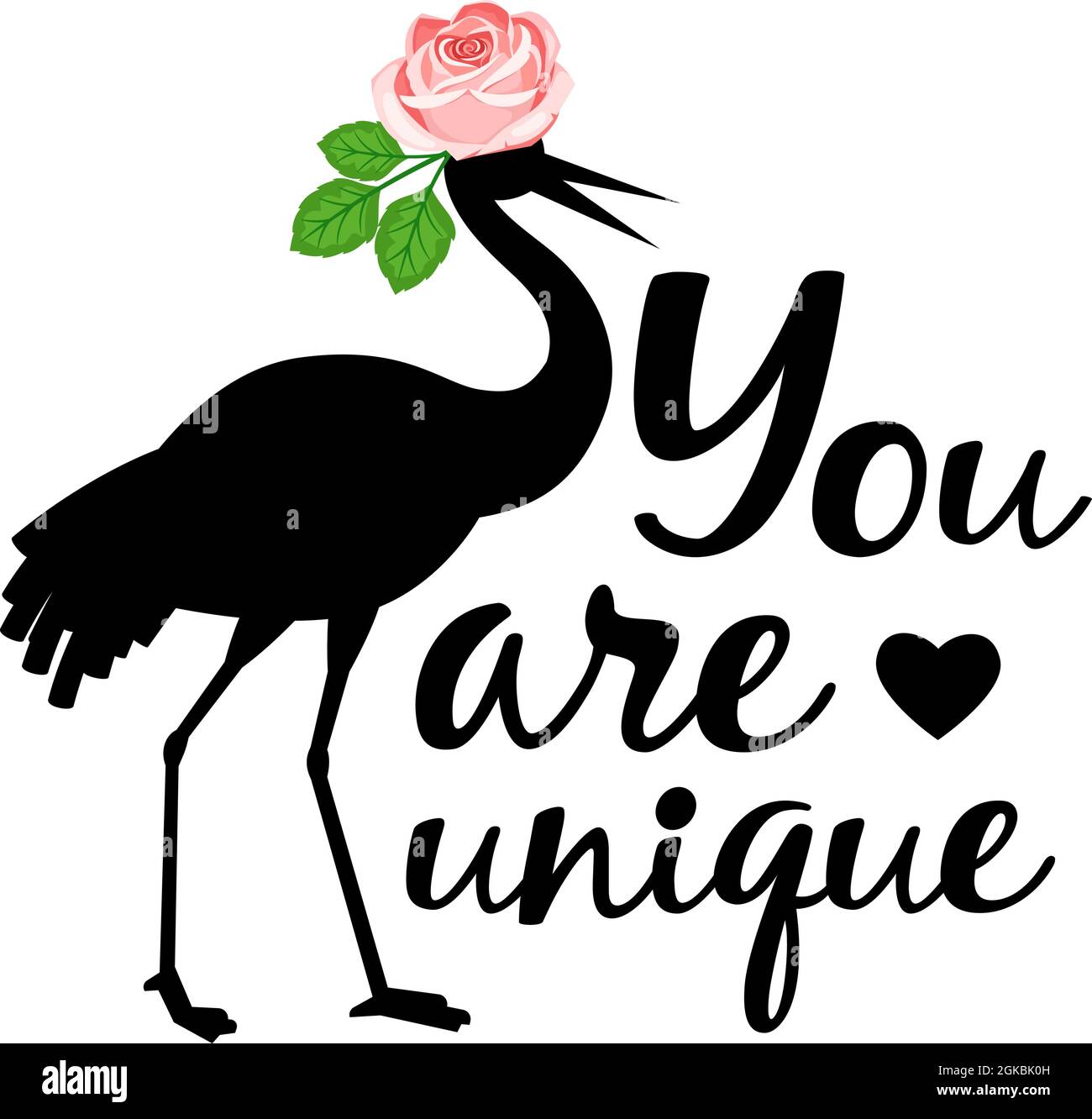 Crane flower Stock Vector Images - Alamy
