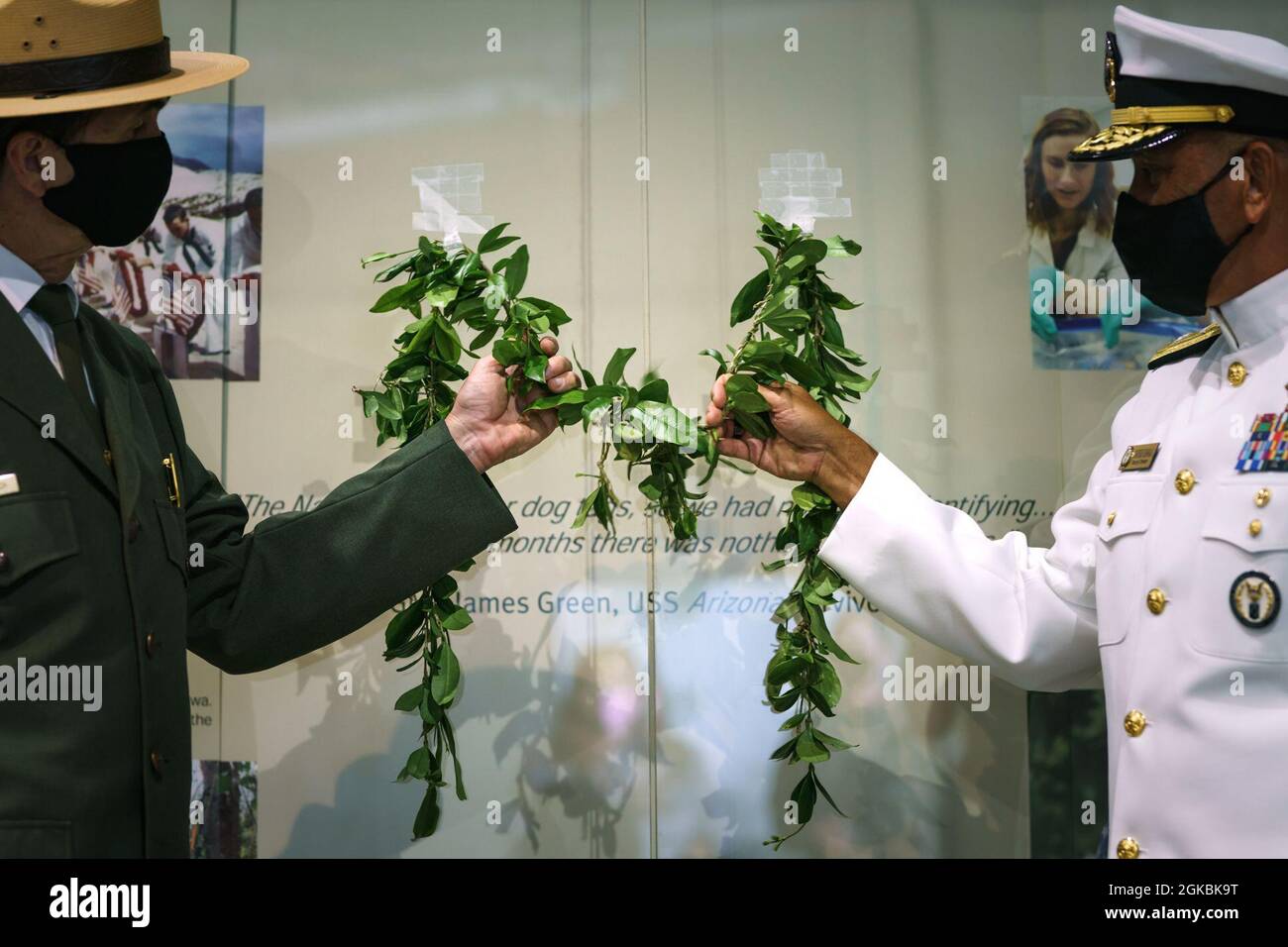 (right) U.S. Navy Rear Adm. Darius Banaji, Deputy Director of the ...