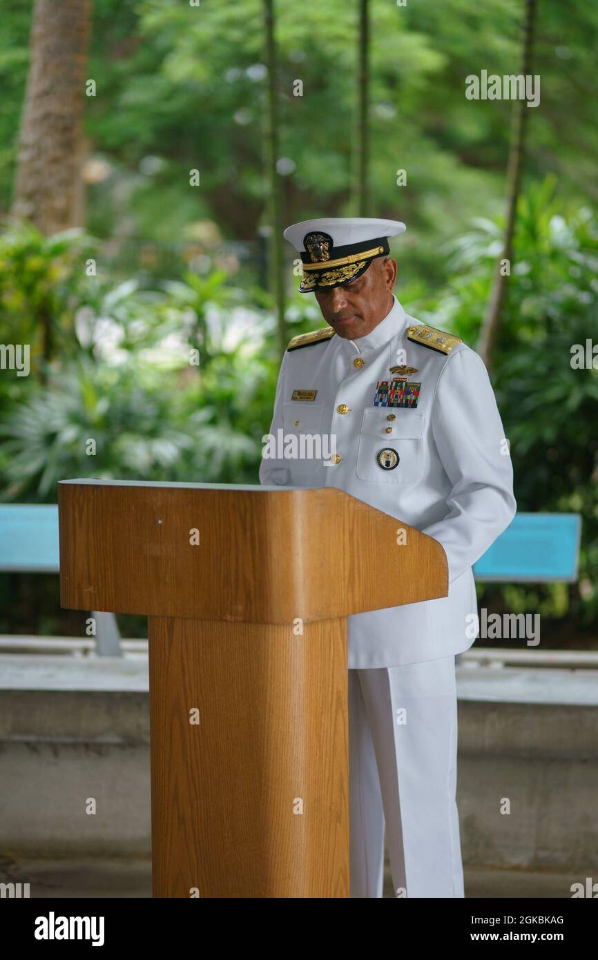 U.S. Navy Rear Adm. Darius Banaji, Deputy Director of the Defense POW ...