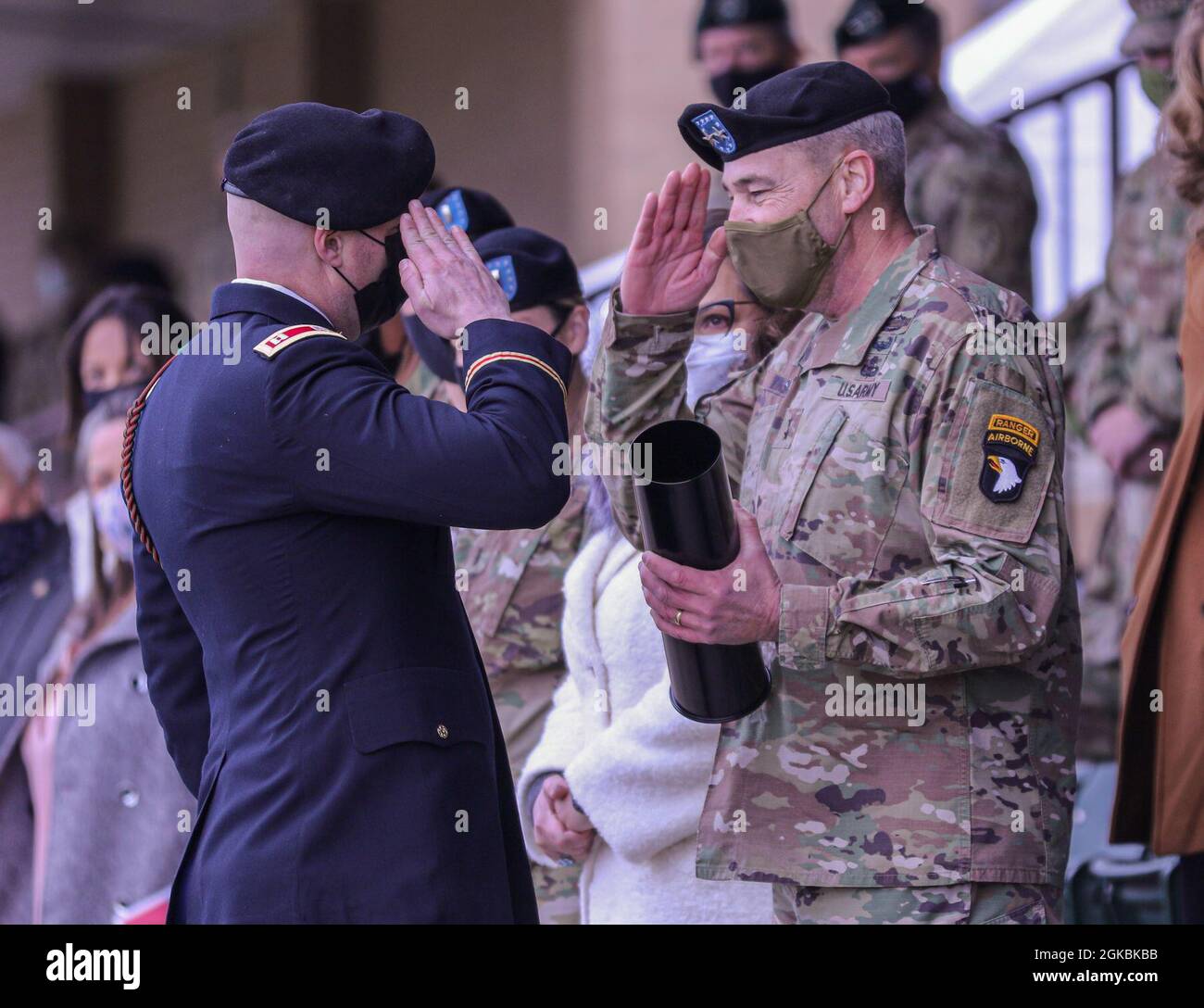 Maj. Gen. Brian Winski, outgoing division commander of the 101st ...