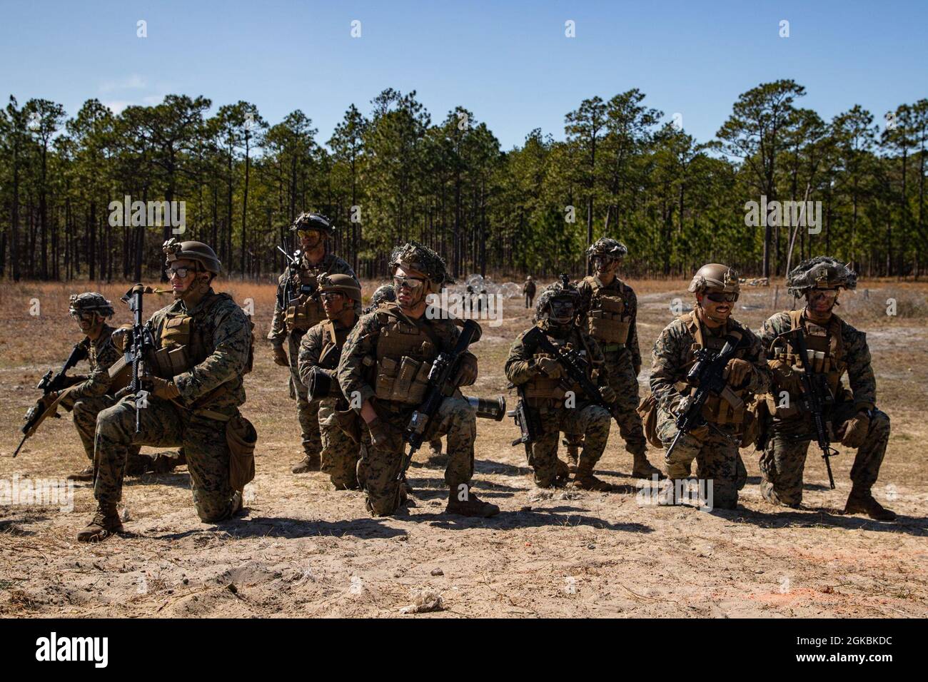 U.S. Marines with 2nd Battalion, 8th Marine Regiment, 2d Marine ...