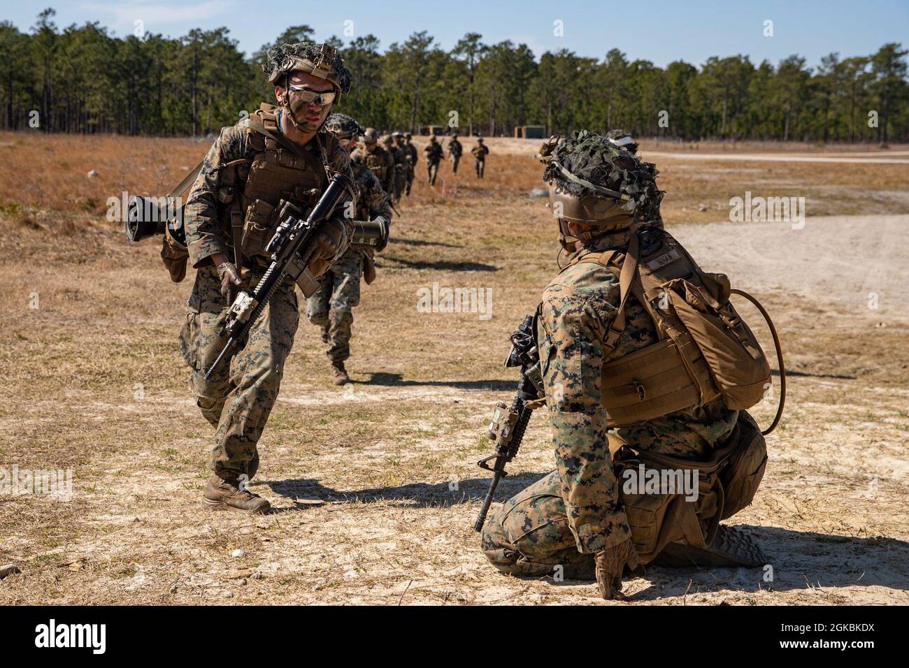 U.S. Marines with 2nd Battalion, 8th Marine Regiment, 2d Marine ...