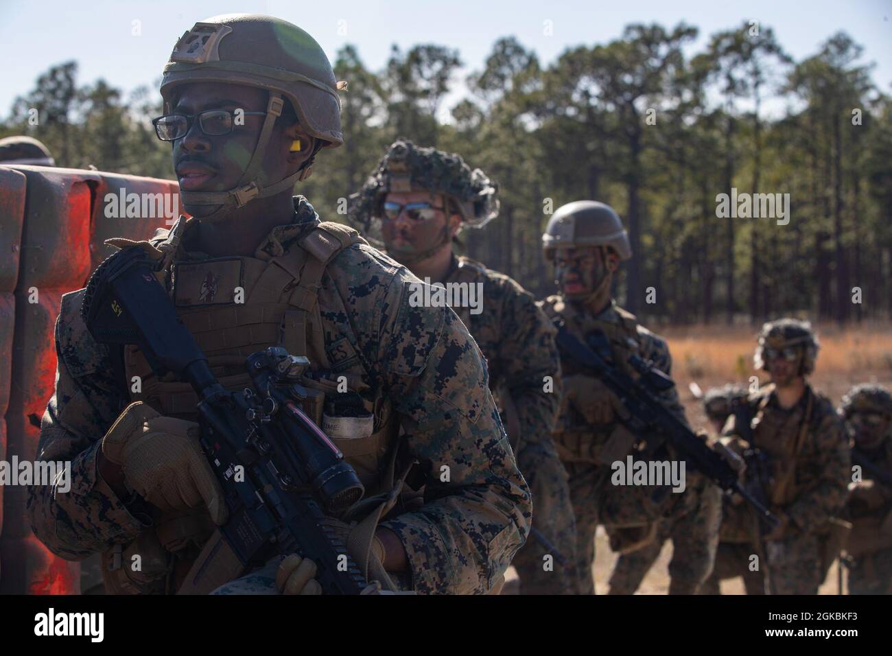 U.S. Marines with 2nd Battalion, 8th Marine Regiment, 2d Marine ...