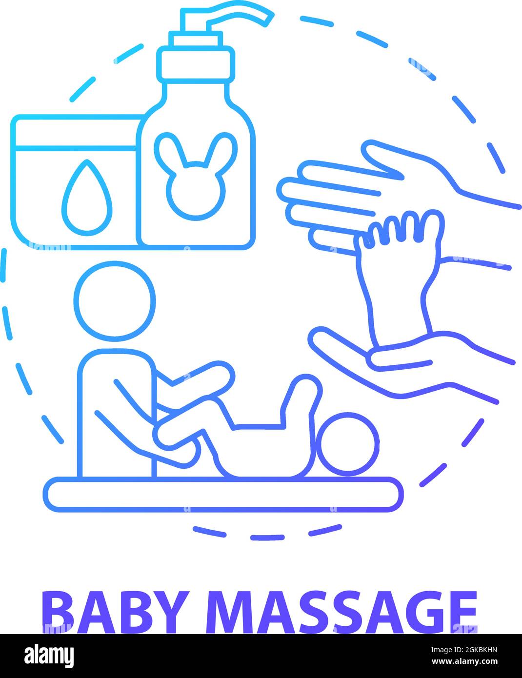 Rubbing feet Stock Vector Images - Alamy