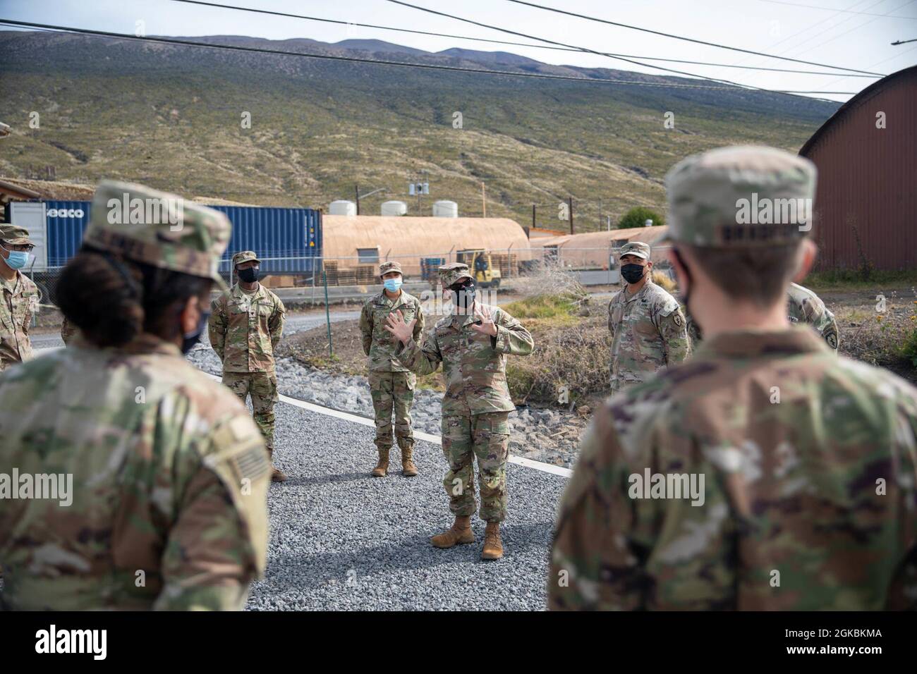 Command Sgt. Maj Thomas Marnoch, command sergeant major for the 25th ...
