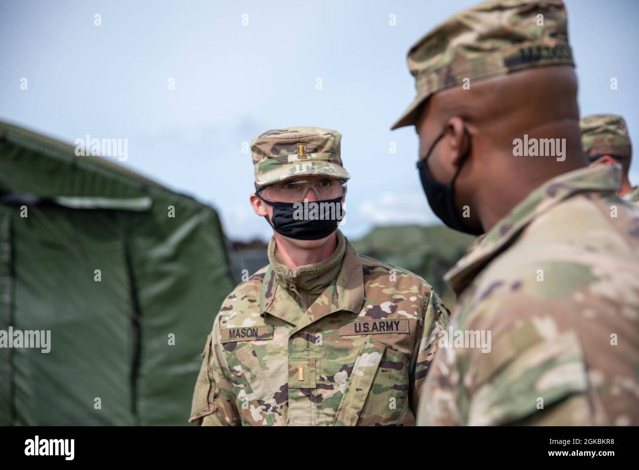2nd Lt. Nicholas Mason, Water Platoon Leader with the 40th Composite ...