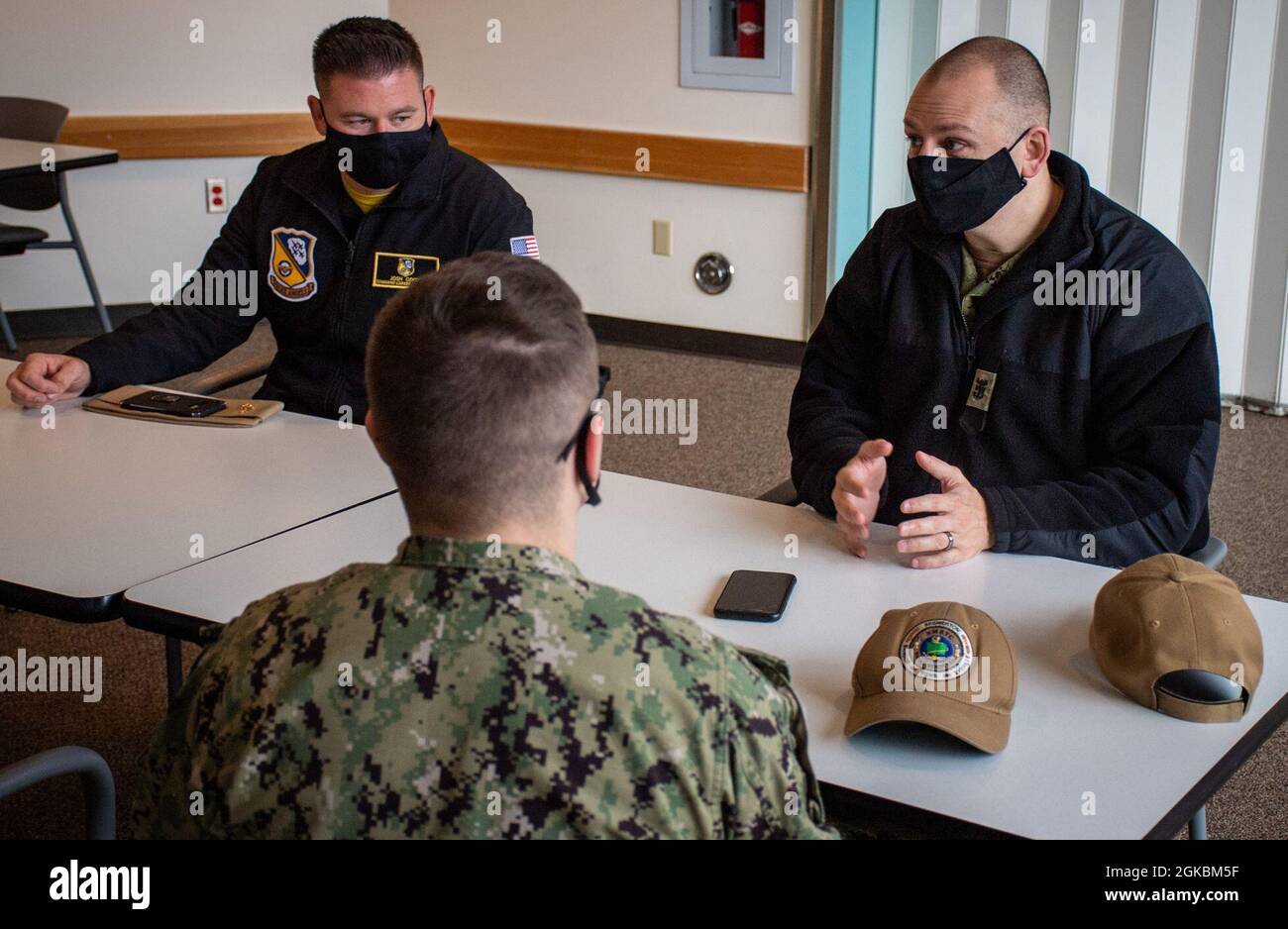 Chief Navy Counselor Joshua Coon, career counselor for the U.S. Navy ...