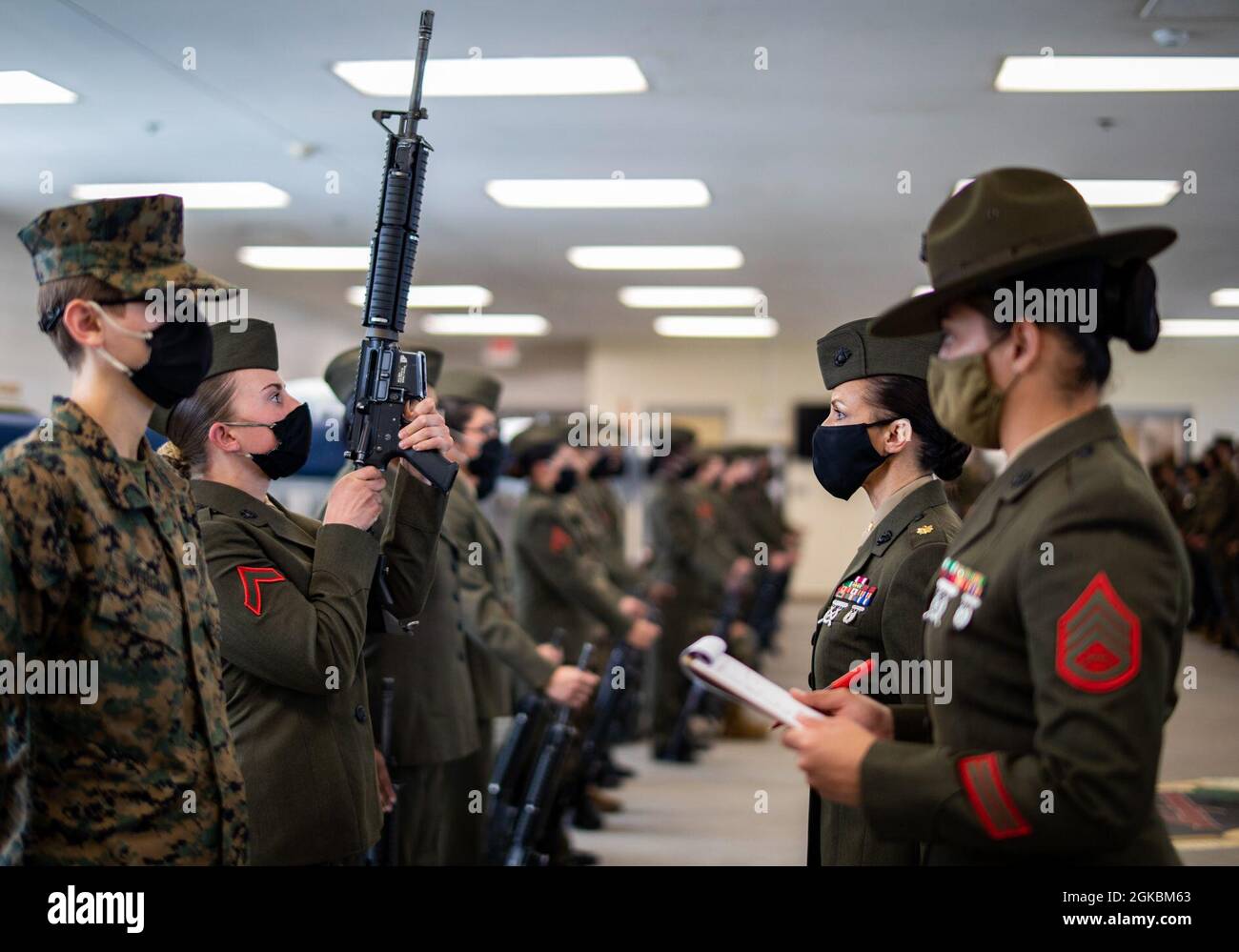 The 4th Recruit Training Battalion Executive Officer Maj. Angela ...