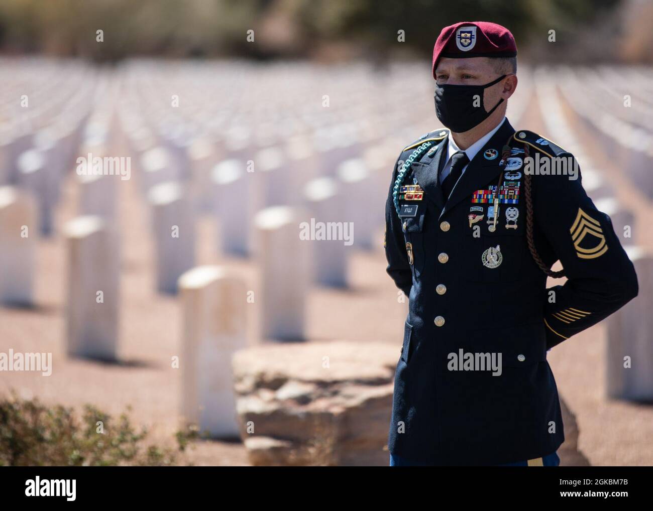Sgt. 1st Class Michael Stroud, a platoon sergeant assigned to D Company ...