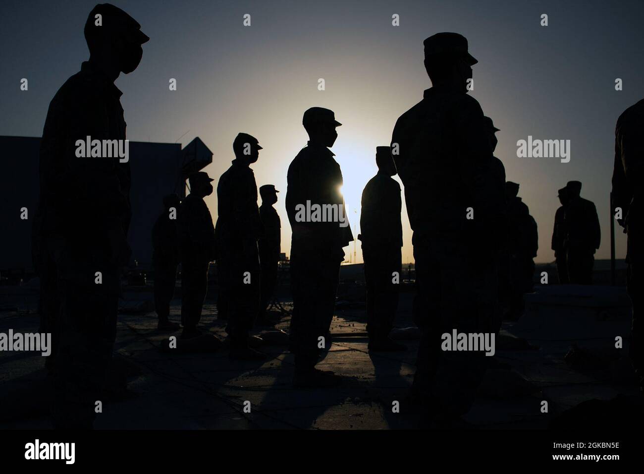 Iowa National Guard Soldiers of the Headquarters and Headquarters ...