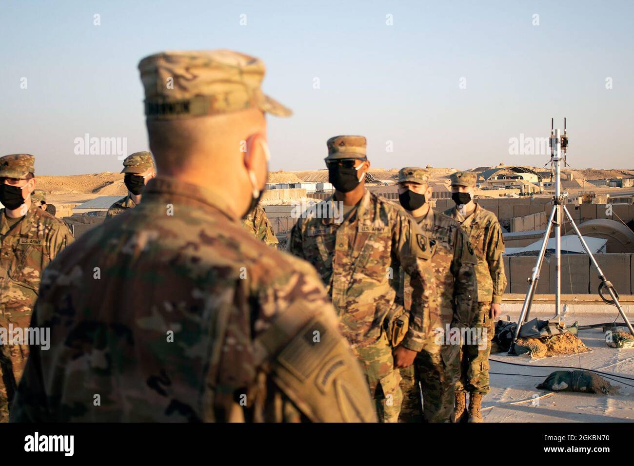 Sgt. Maj. John Shannon, 734th Regional Support Group, Iowa National ...