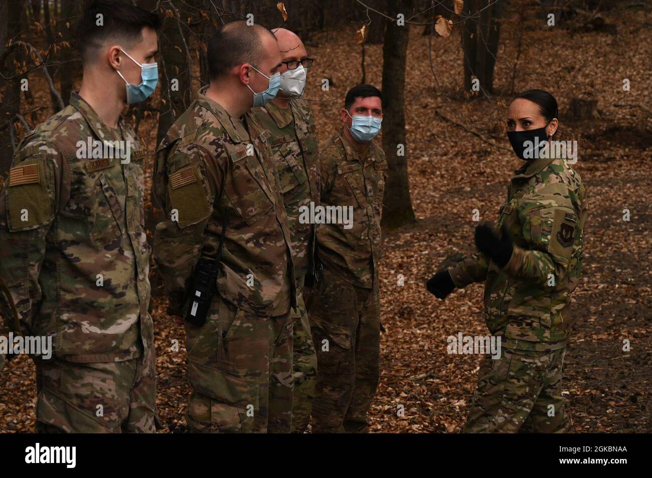 The 86th AW Command Chief Master Sgt. Hope Skibitsky meets with Airmen ...