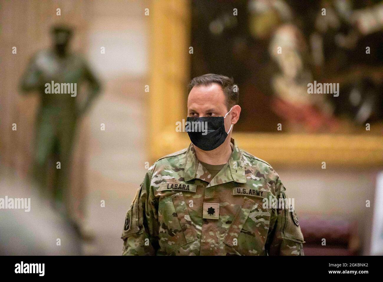 U.S. Army Lt Col. Sam LaBara, 177th Military Police Brigade, Michigan ...