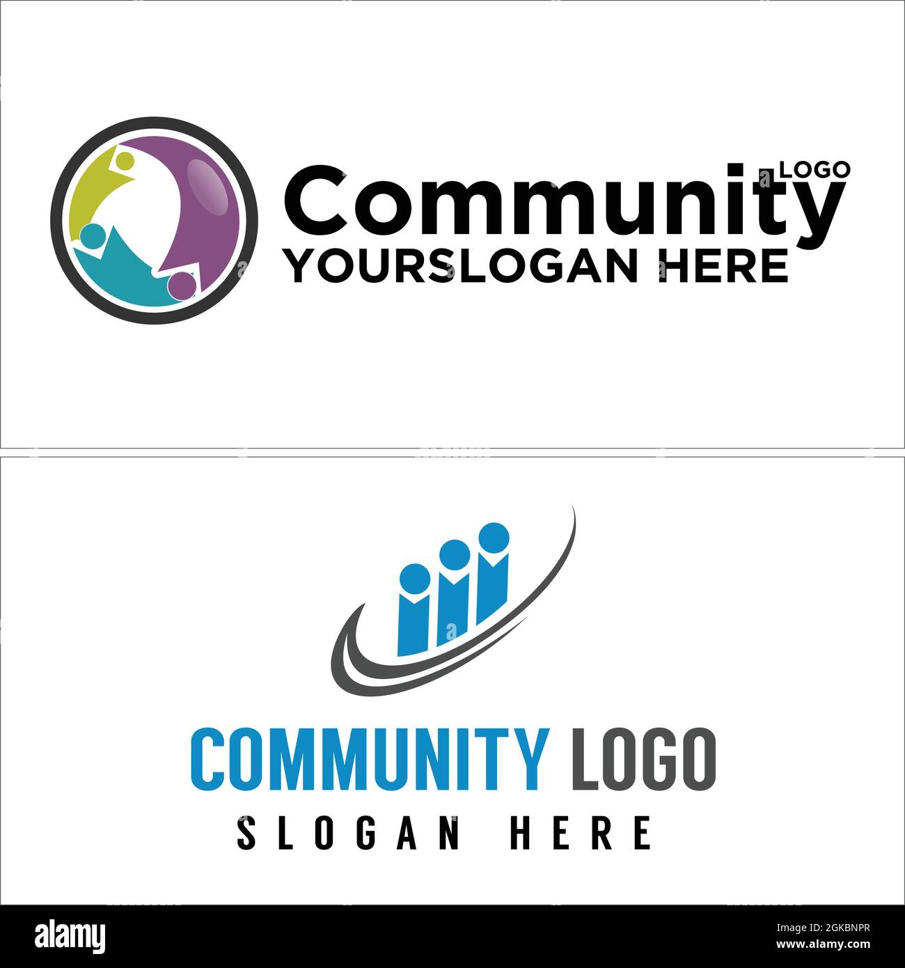 Community by water Stock Vector Images - Alamy