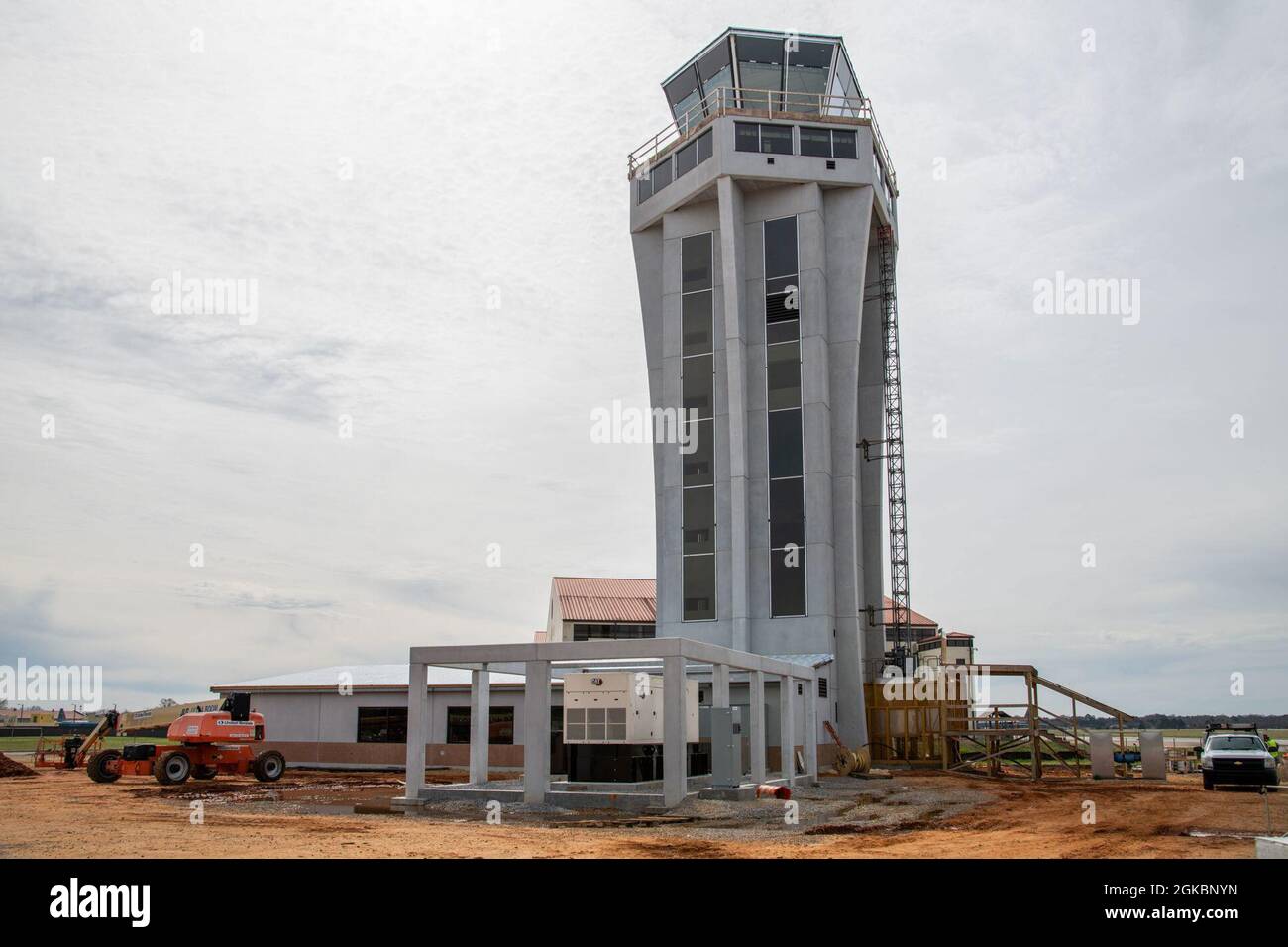 Maxwell AFB, Ala. - Ongoing construction of the air traffic control ...