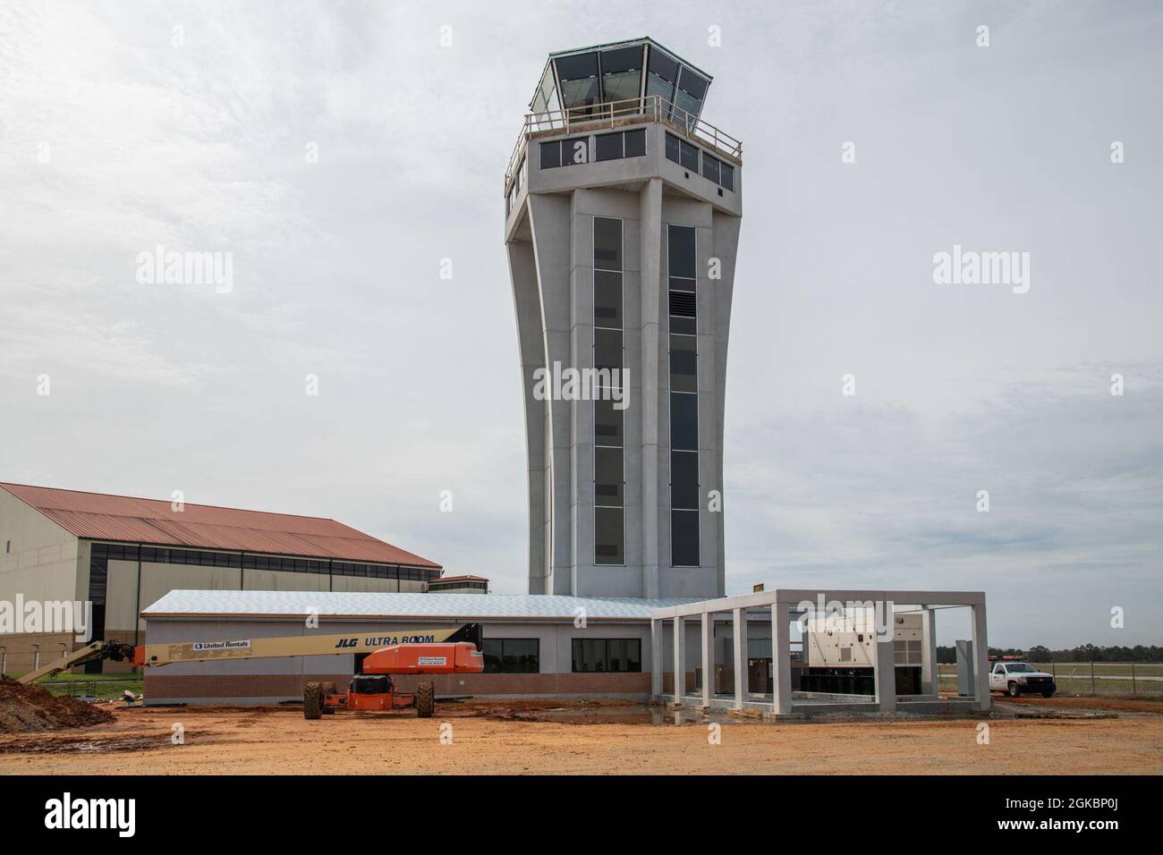 Maxwell AFB, Ala. - Ongoing construction of the air traffic control ...