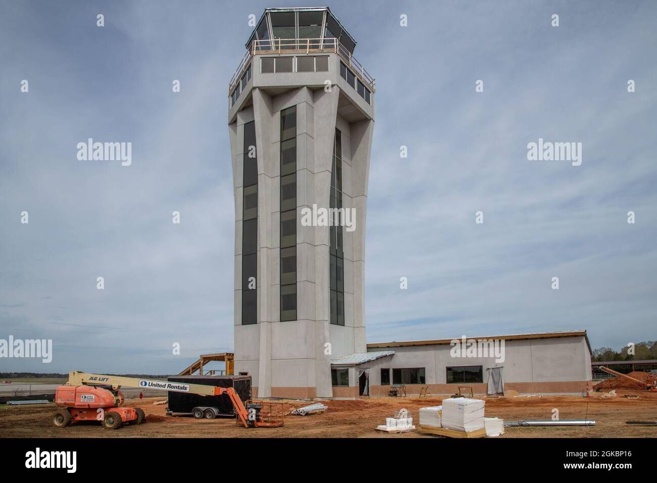 Maxwell AFB, Ala. - Ongoing construction of the air traffic control ...