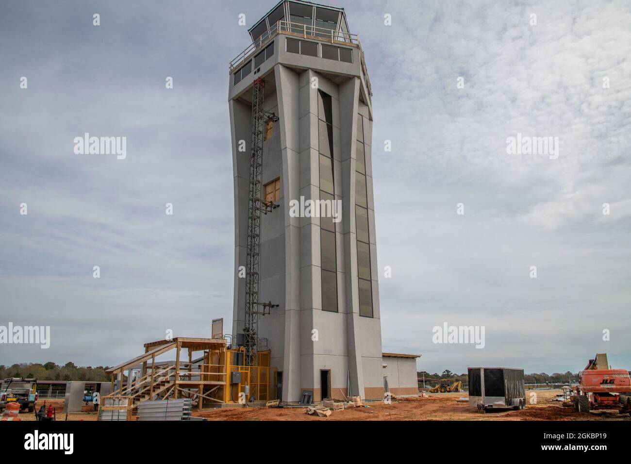 Maxwell AFB, Ala. - Ongoing construction of the air traffic control ...