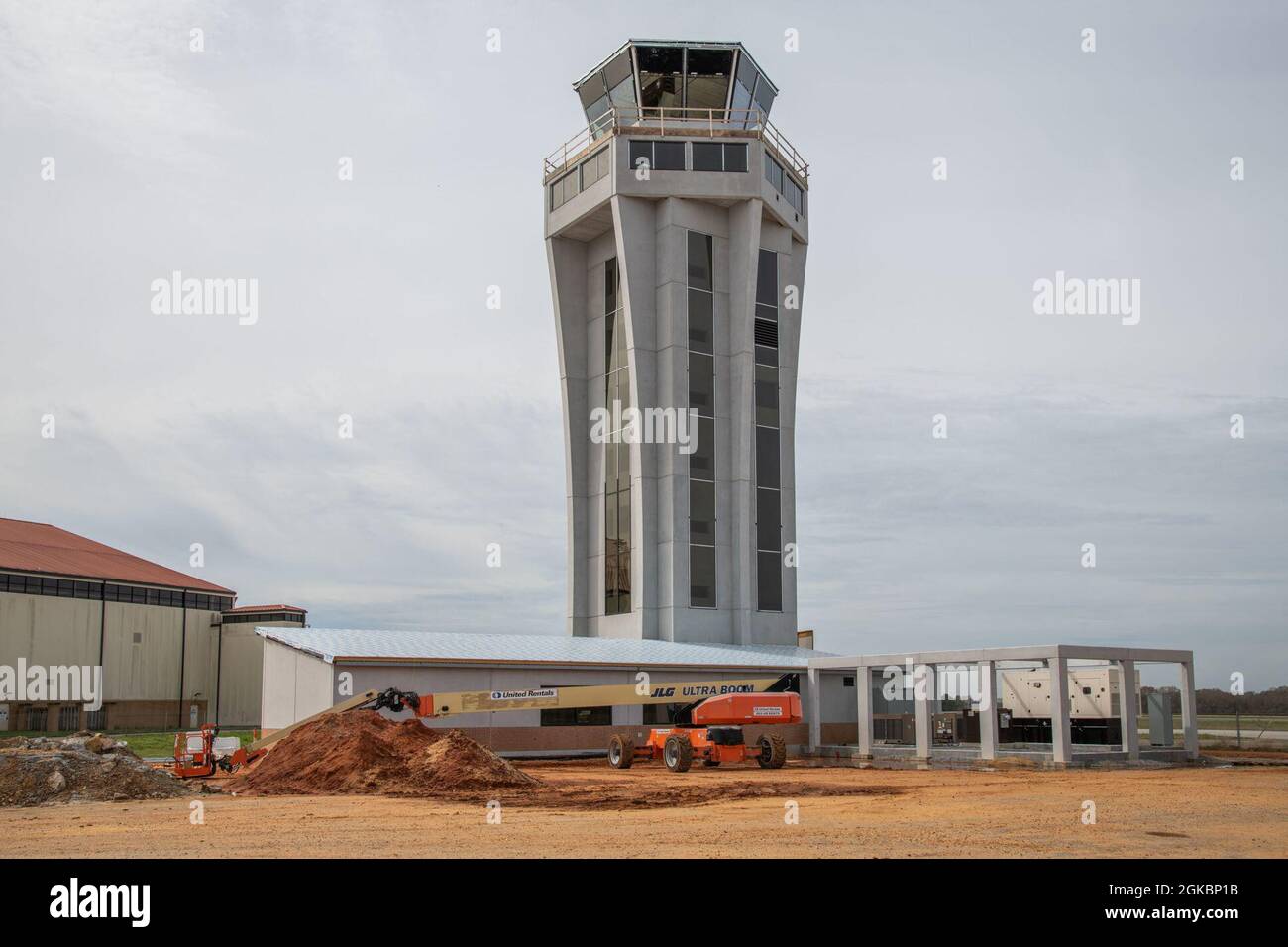 Maxwell AFB, Ala. - Ongoing construction of the air traffic control ...