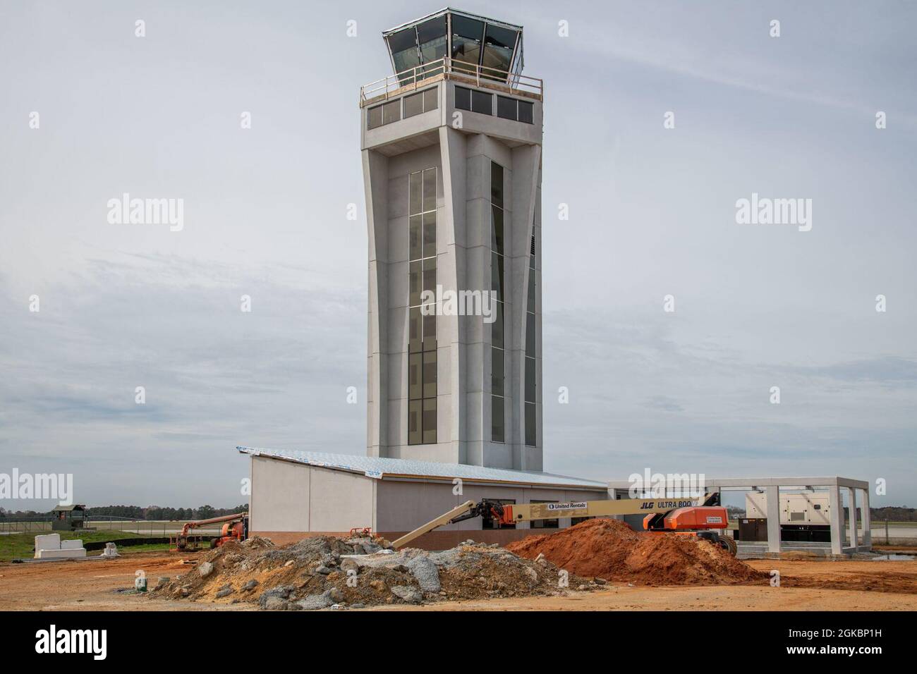 Maxwell AFB, Ala. - Ongoing construction of the air traffic control ...