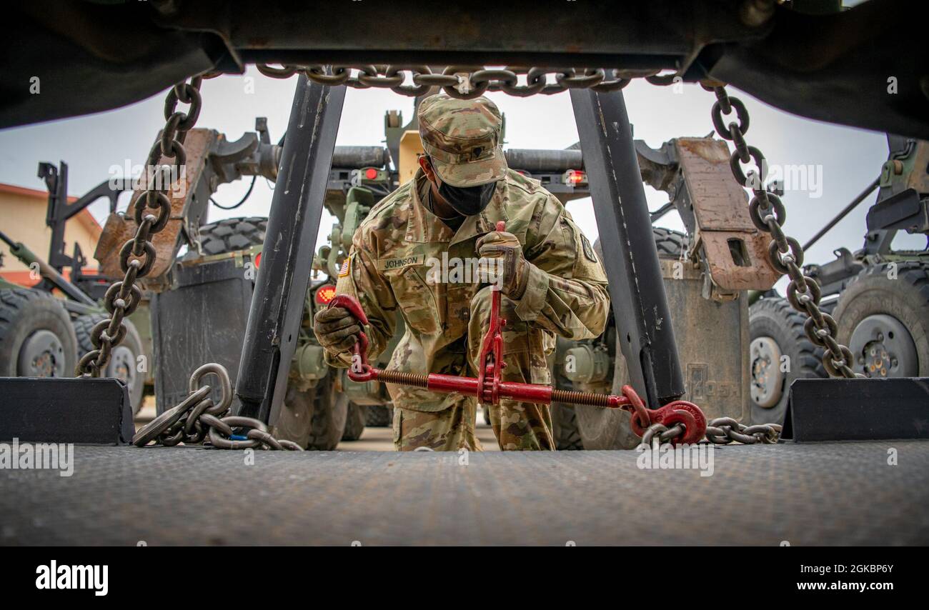 Spc. Davonte Johnson, a motor transportation operator from the 15th ...