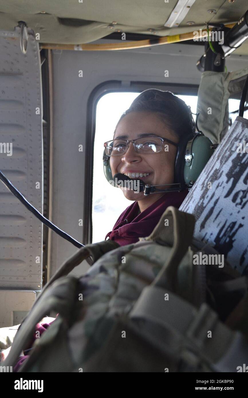 U.S. Army Sgt. Maiya Lebron, combat medic with Headquarters and ...