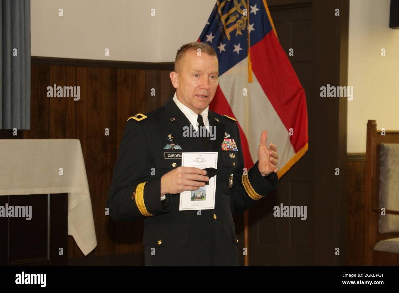 U.S. Army Maj. Gen. Thomas Carden, The Adjutant General of the Georgia ...