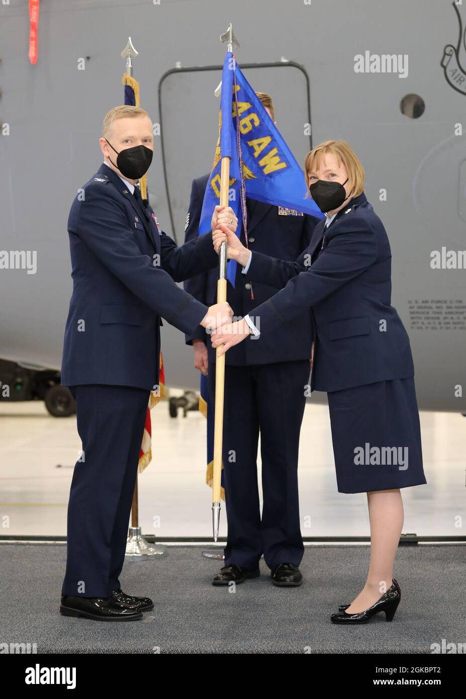 U.S. Air Force Lt. Col. Cynthia Welch assumes command of the 446th ...