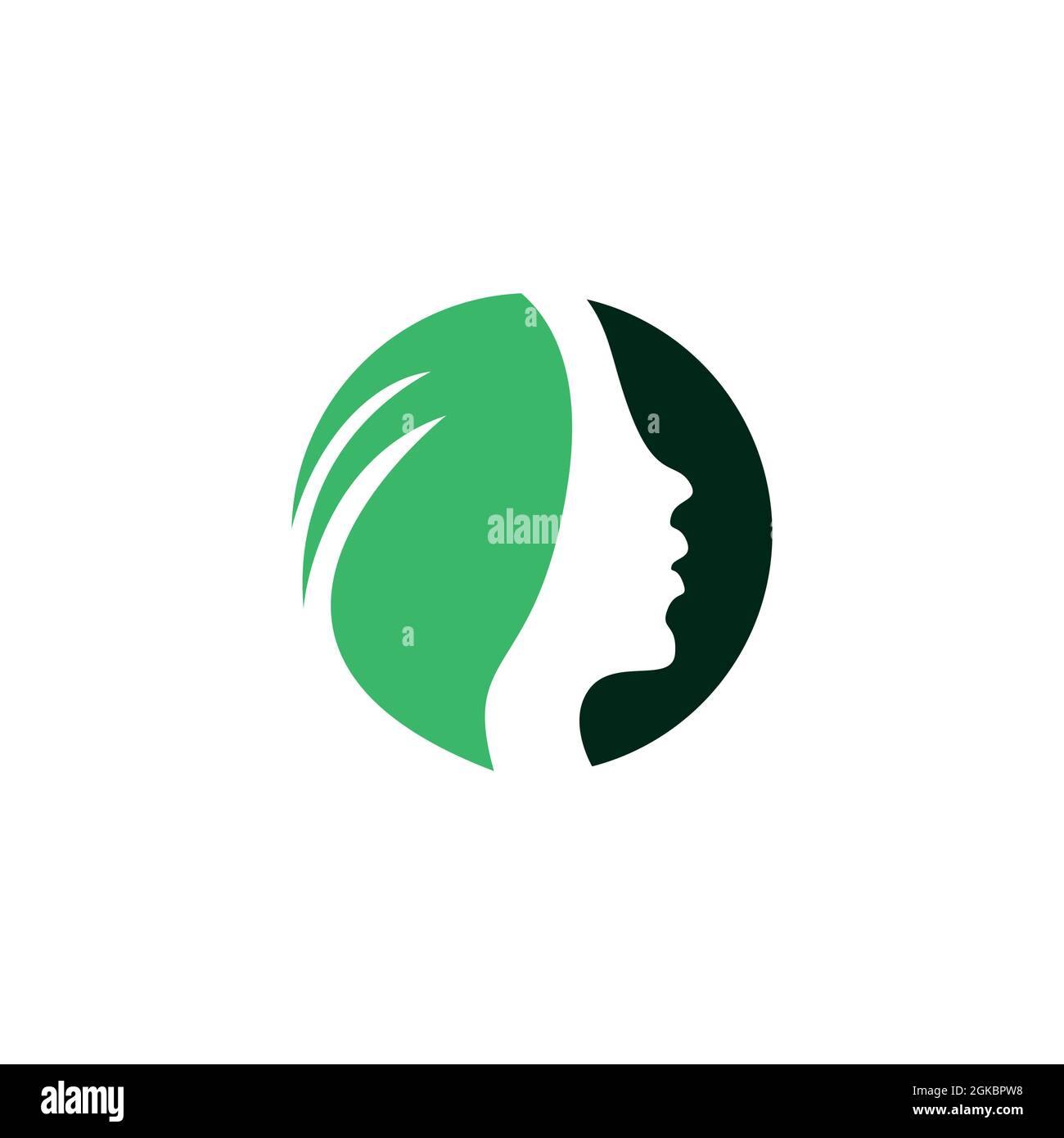 abstract women spa logo icon flat concept vector graphic design Stock ...