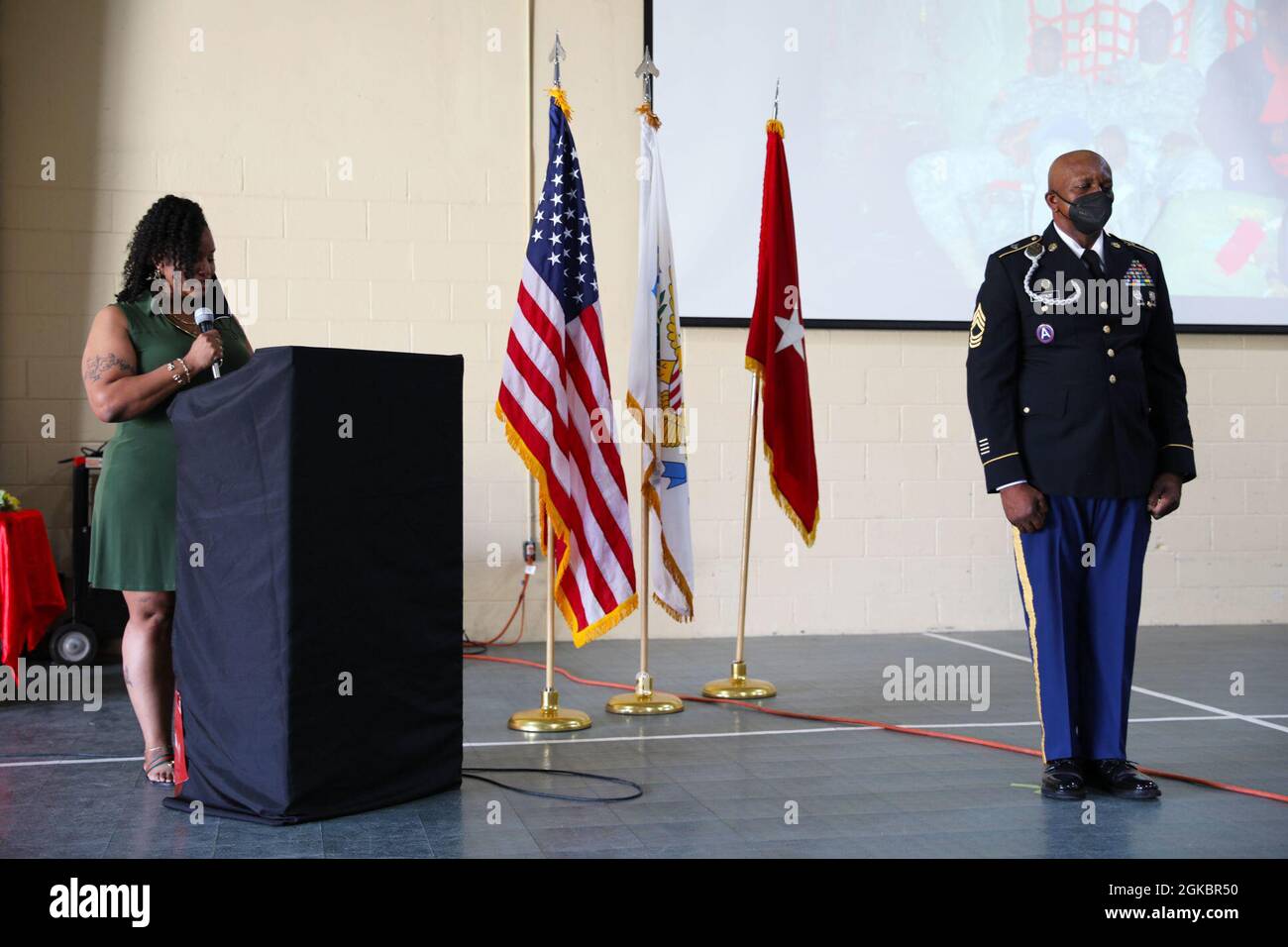 Master Sgt. Eddie O. Stout, of the 104th HHD, Troop Command Battalion ...