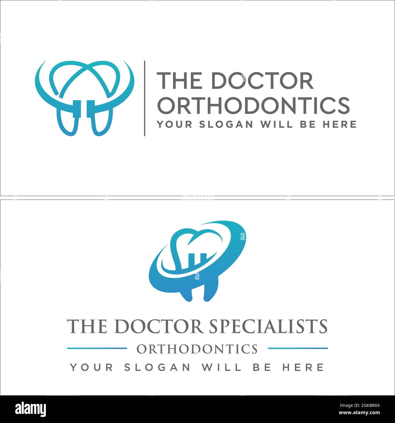 Dental braces health medical logo design Stock Vector Image & Art - Alamy