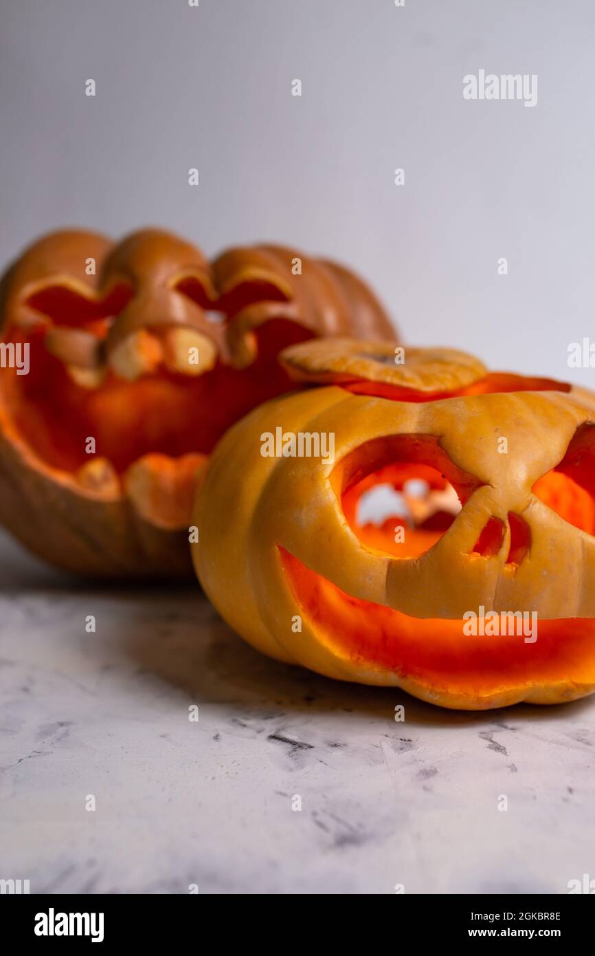 Pumpkin faces hi-res stock photography and images - Alamy