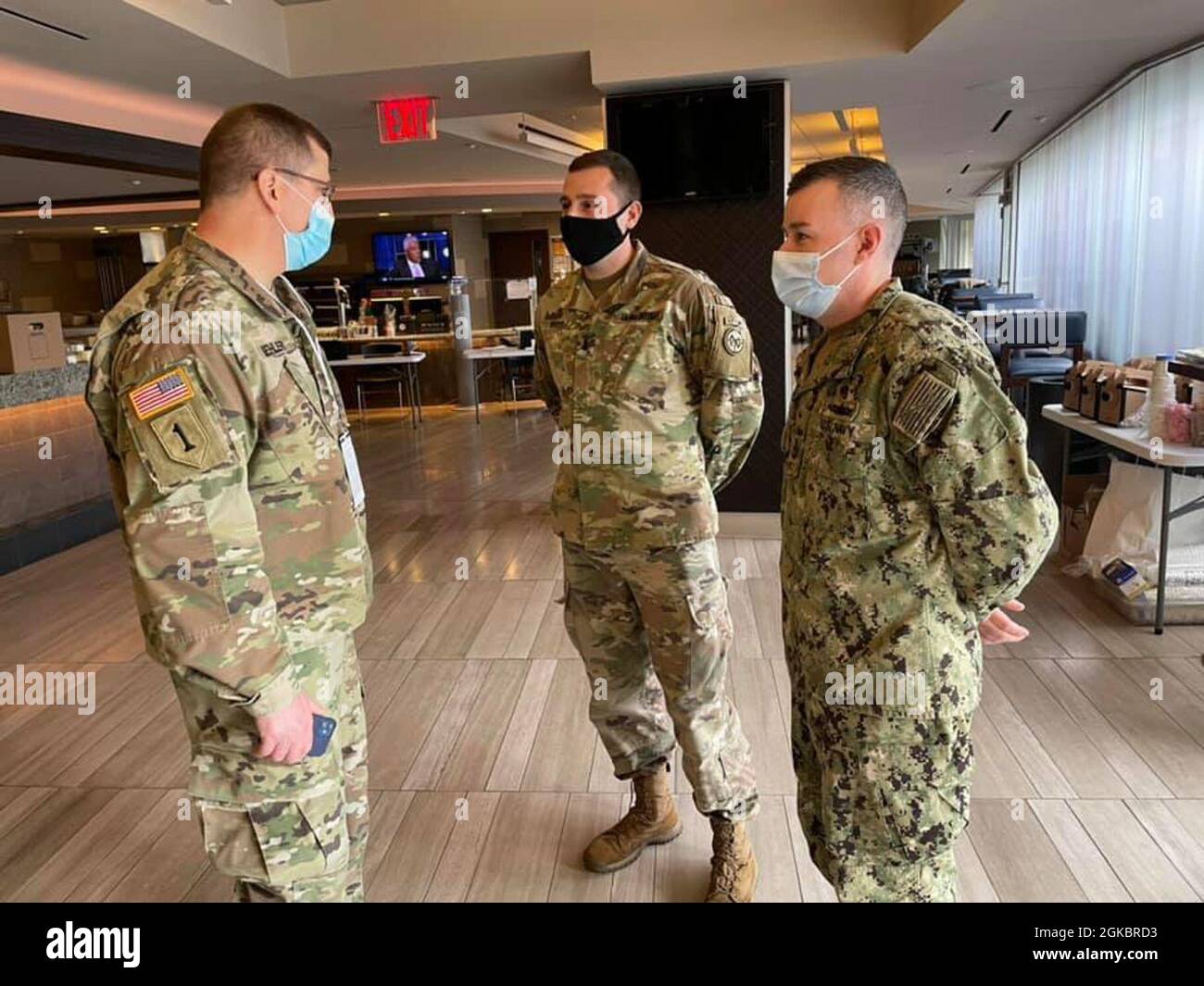 New York National Guard service members supporting COVID-19 operations ...
