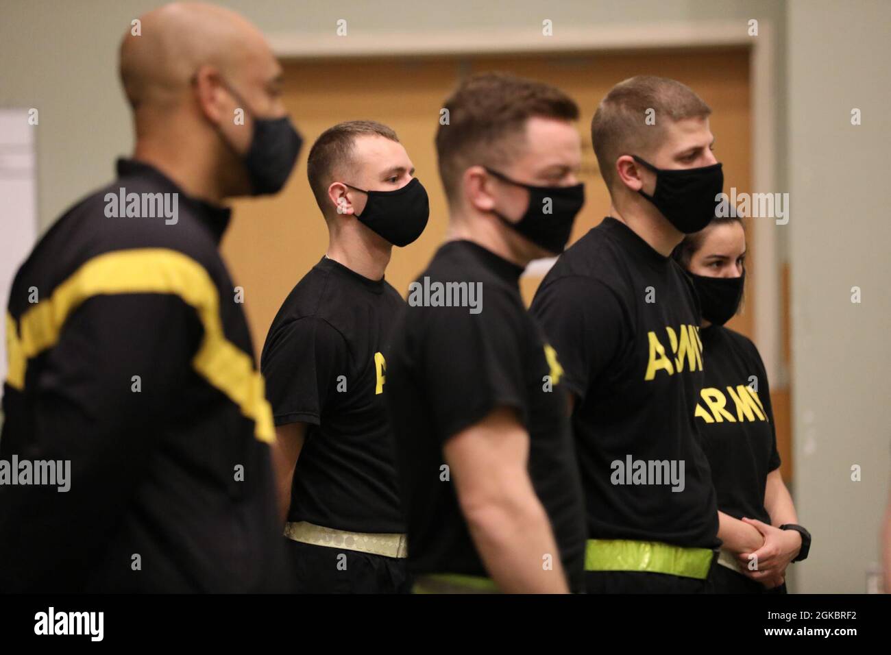 U.S. Army officer candidates are instructed on the Army Combat Fitness ...