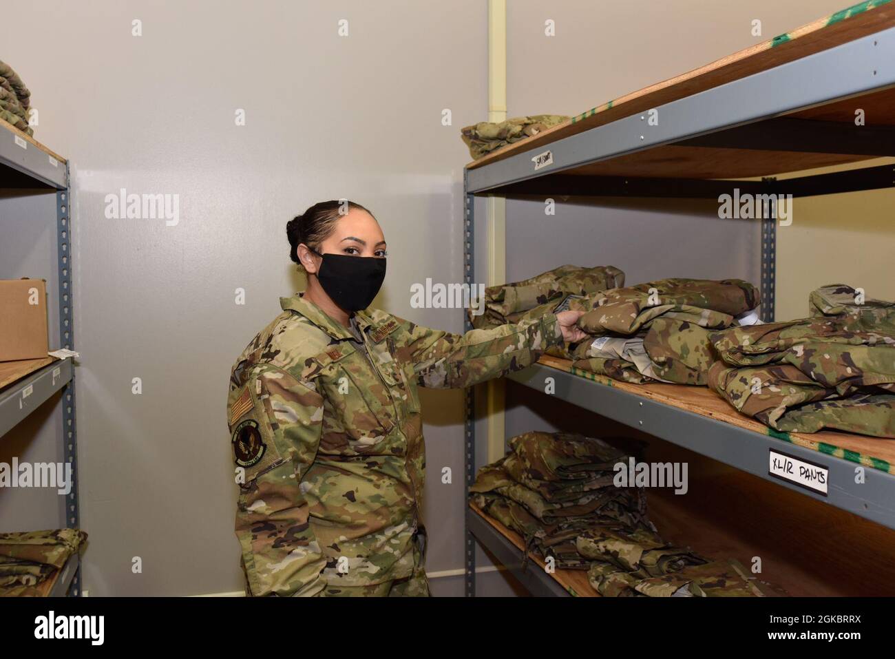 Airman 1st Class Keyonna Daniel with the 127th Logistics Readiness ...