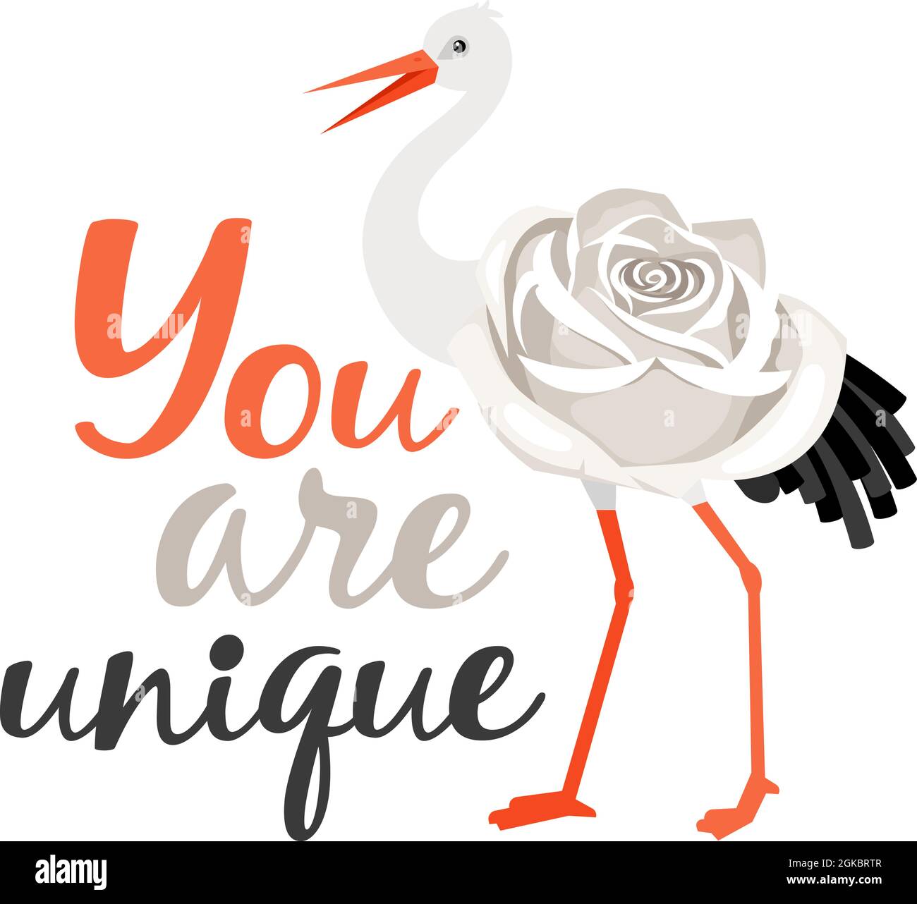 Beautiful stork Stock Vector Images - Alamy
