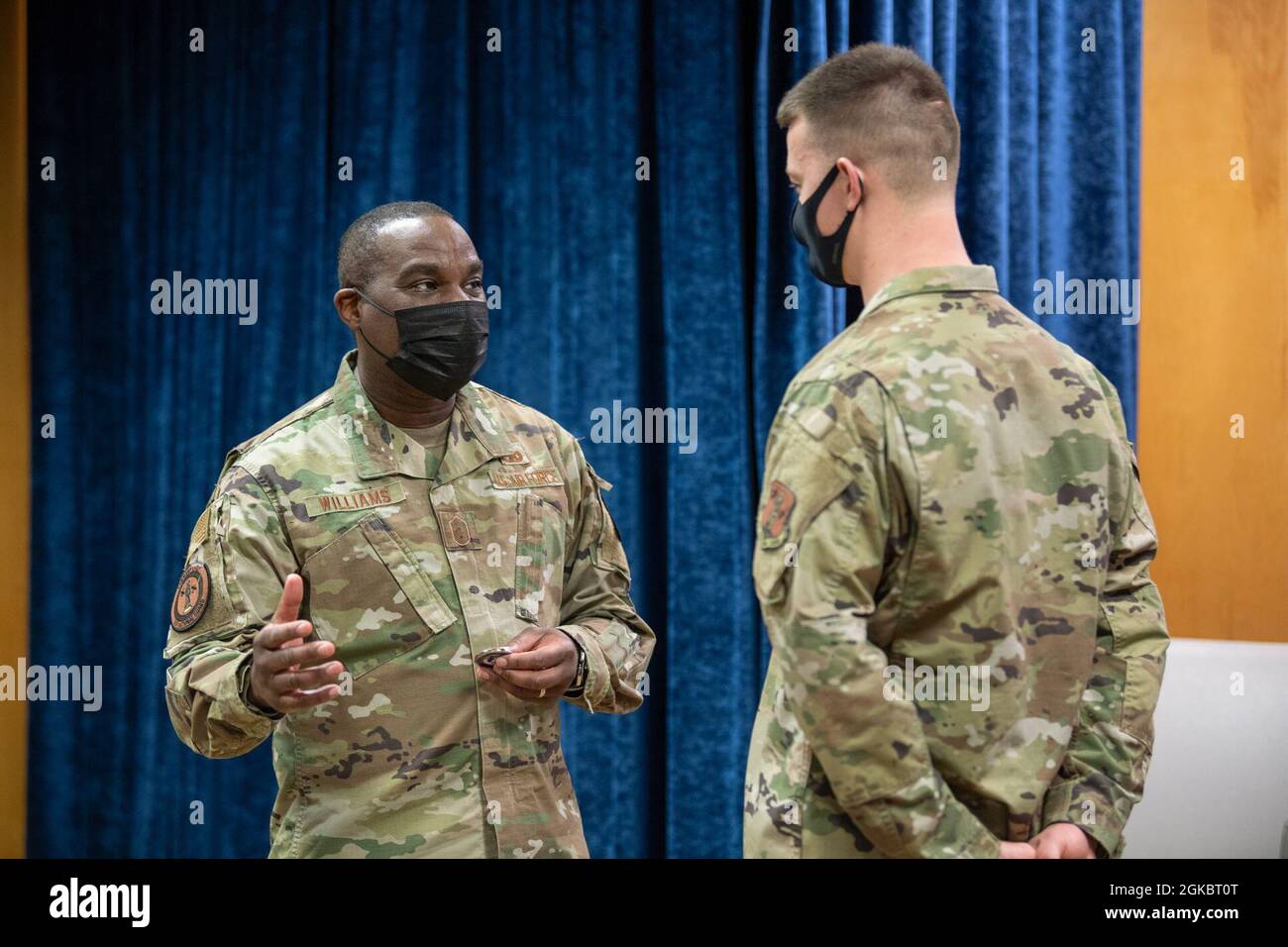 U.S. Air Force Chief Master Sgt. Maurice L. Williams, command chief ...