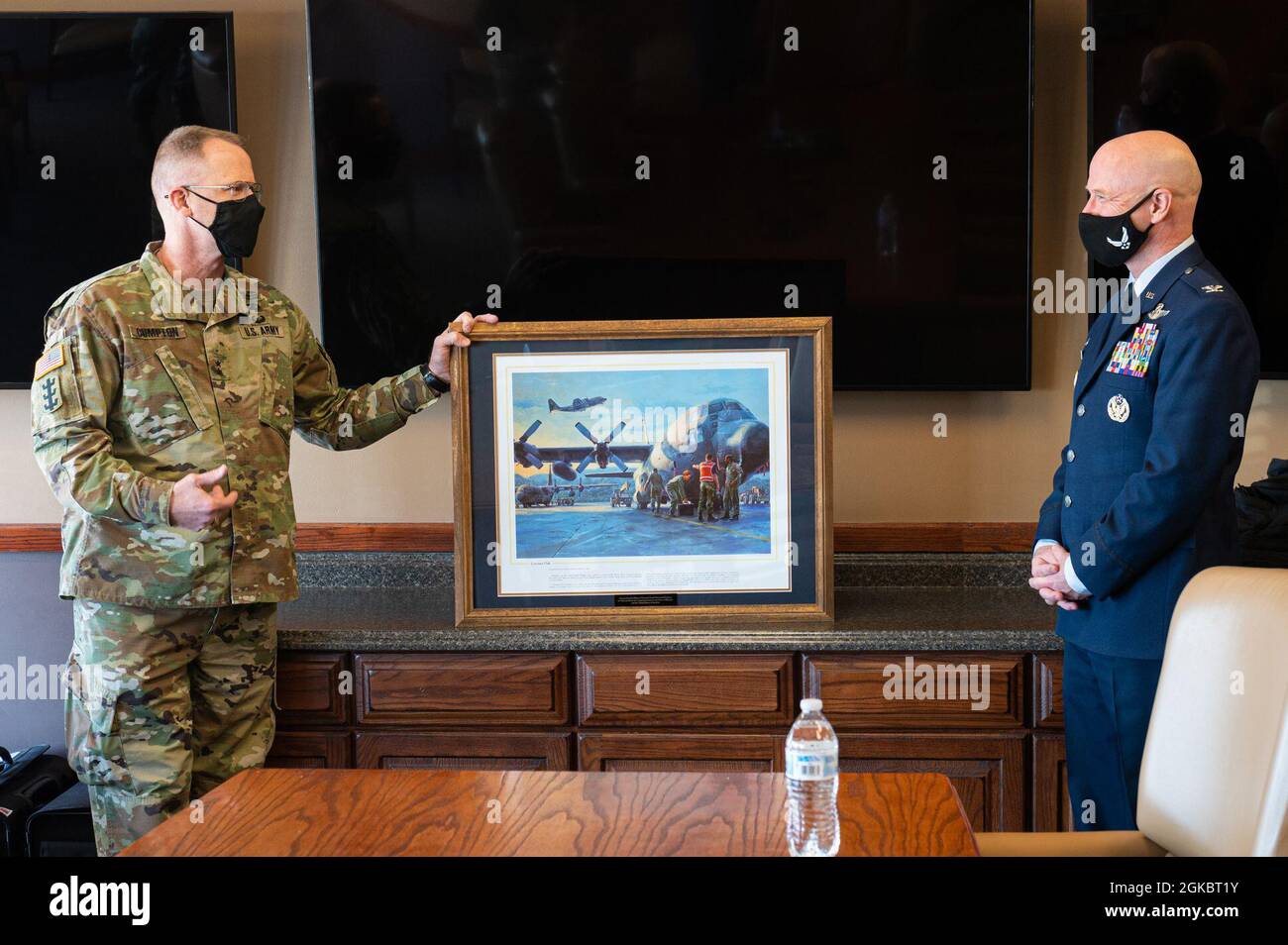 U.S. Air Force Col. Edward Black, commander of the 139th Airlift Wing ...