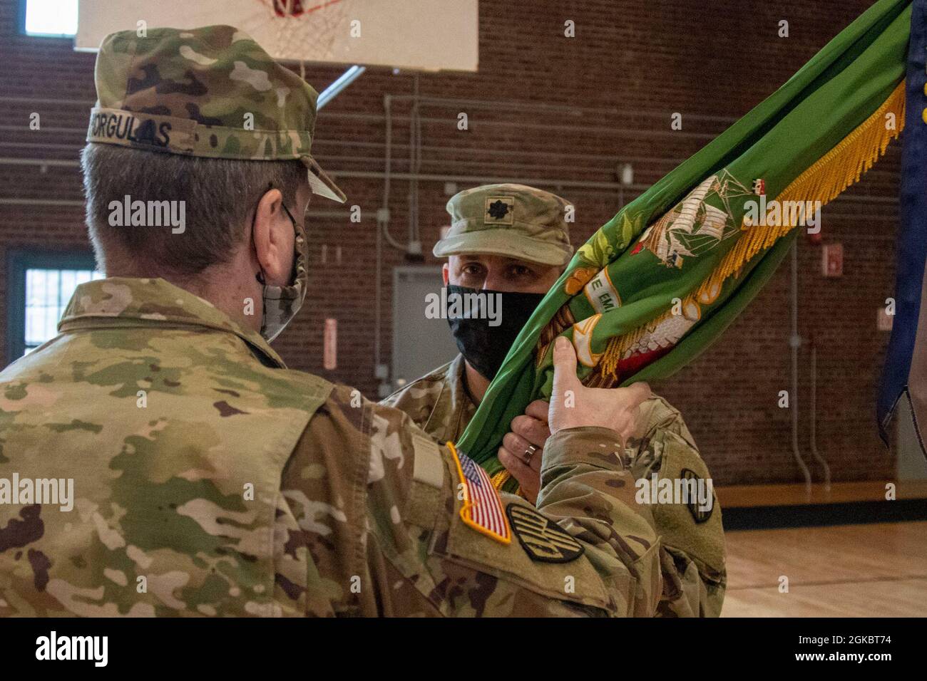 New York Army National Guard Col. Seth L. Morgulas commander of the ...